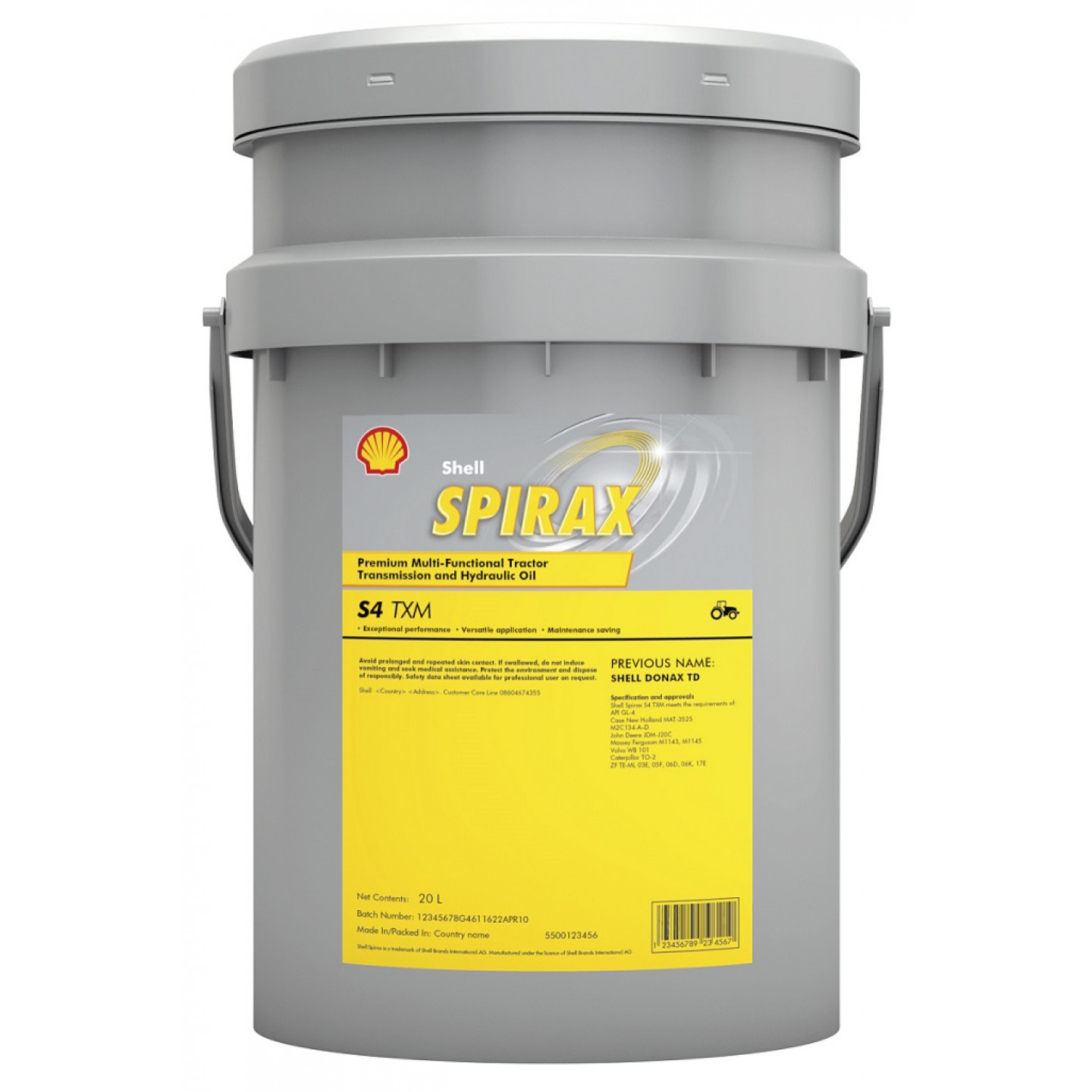 Engine Oil SHELL SPIRAX S4 TXM 20L - Trodo.com