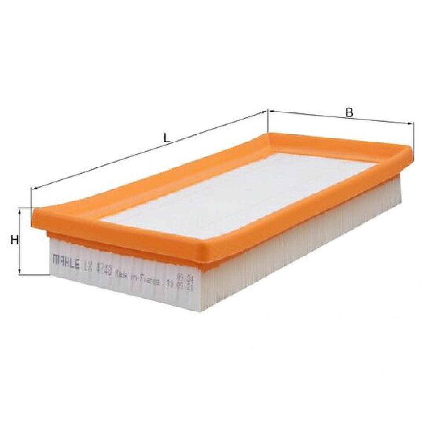 Air Filter MAHLE ORIGINAL LX 4248 - Trodo.com