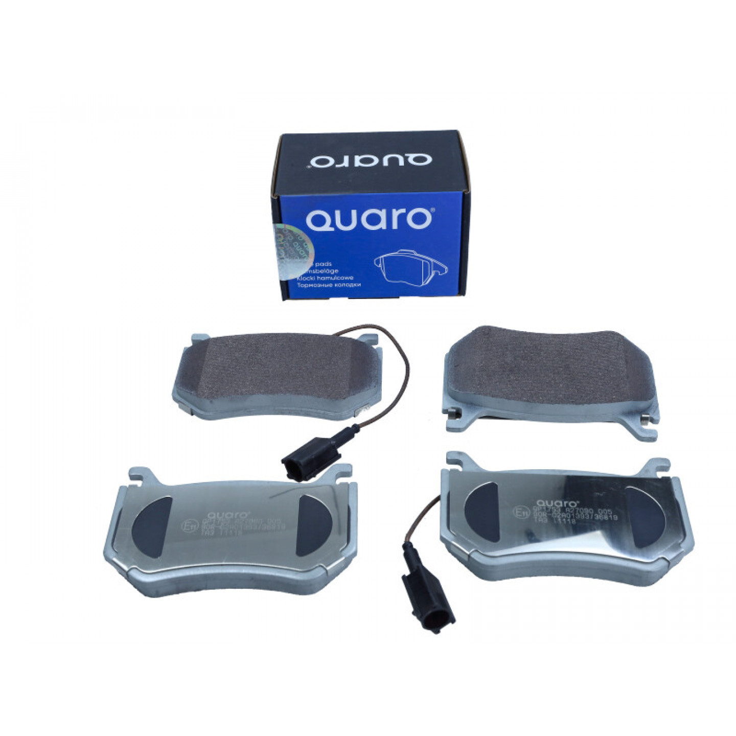 Brake Pad Set, disc brake QUARO QP1753 - Trodo.com