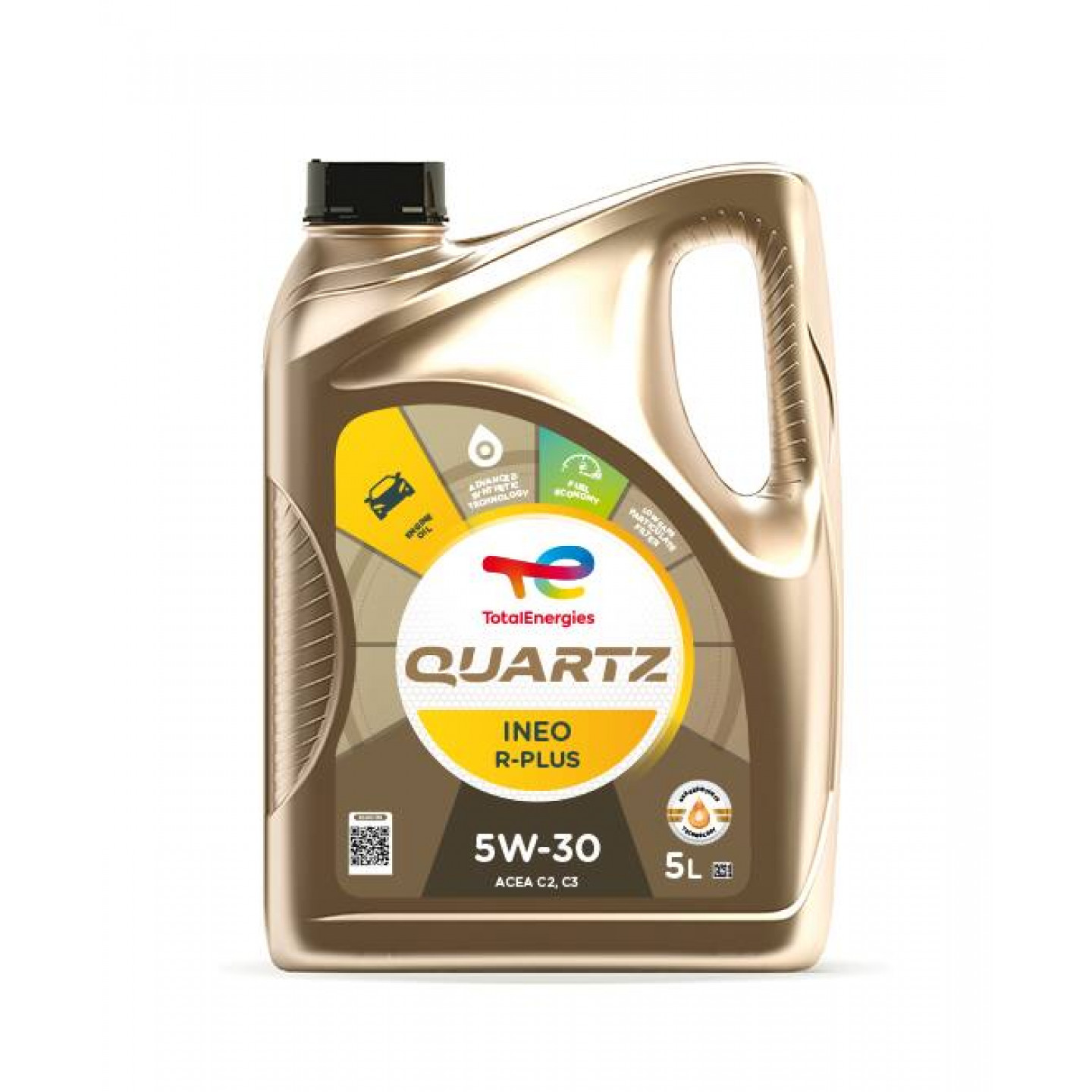Engine Oil TOTAL 5W30 QUARTZ INEO R-PLUS 5L - Trodo.com