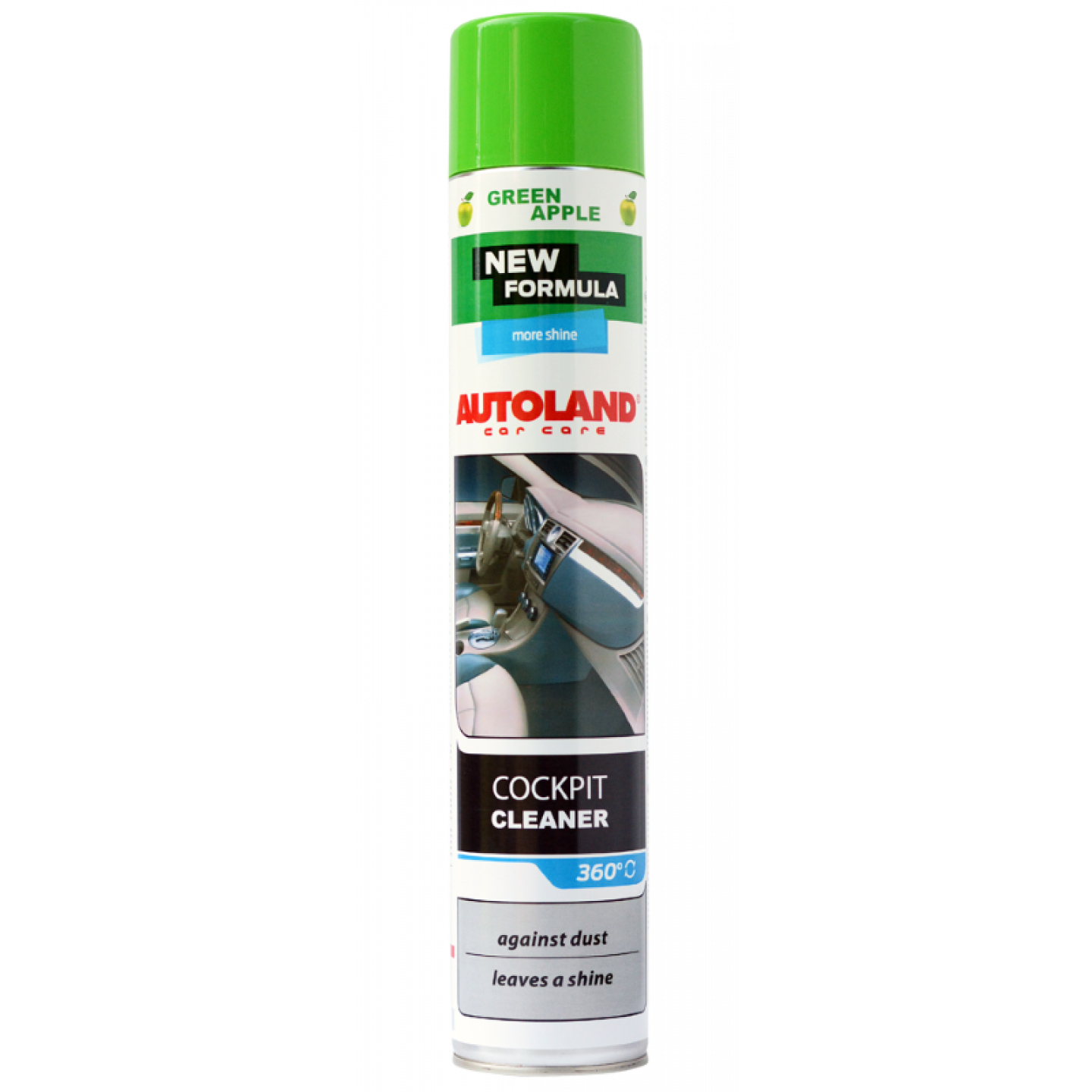 Interior cleaner AUTOLAND COCKPIT CLEANER GREEN APPLE 750MKL - Trodo.com