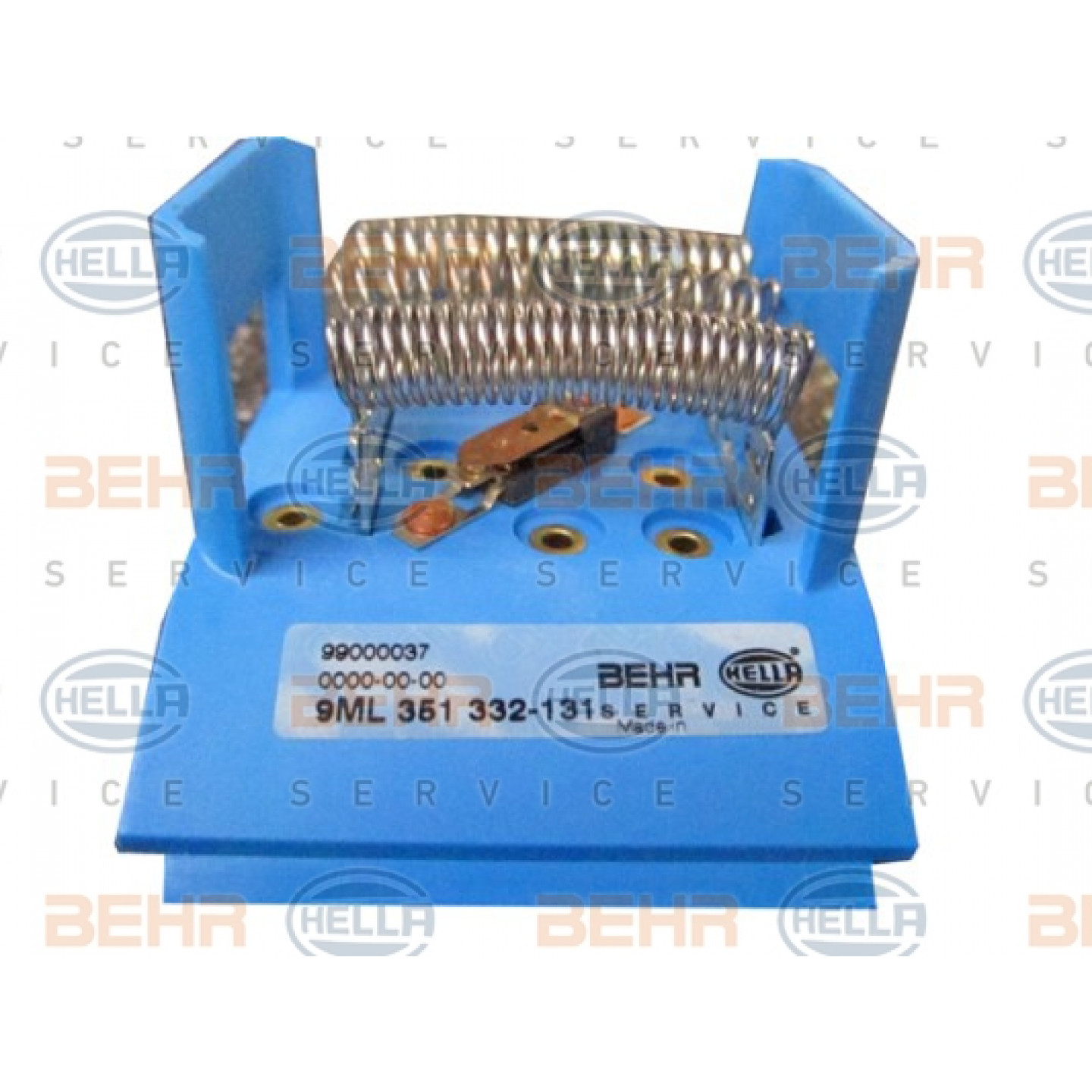 Resistor, interior blower HELLA 9ML 351 332-131 - Trodo.com