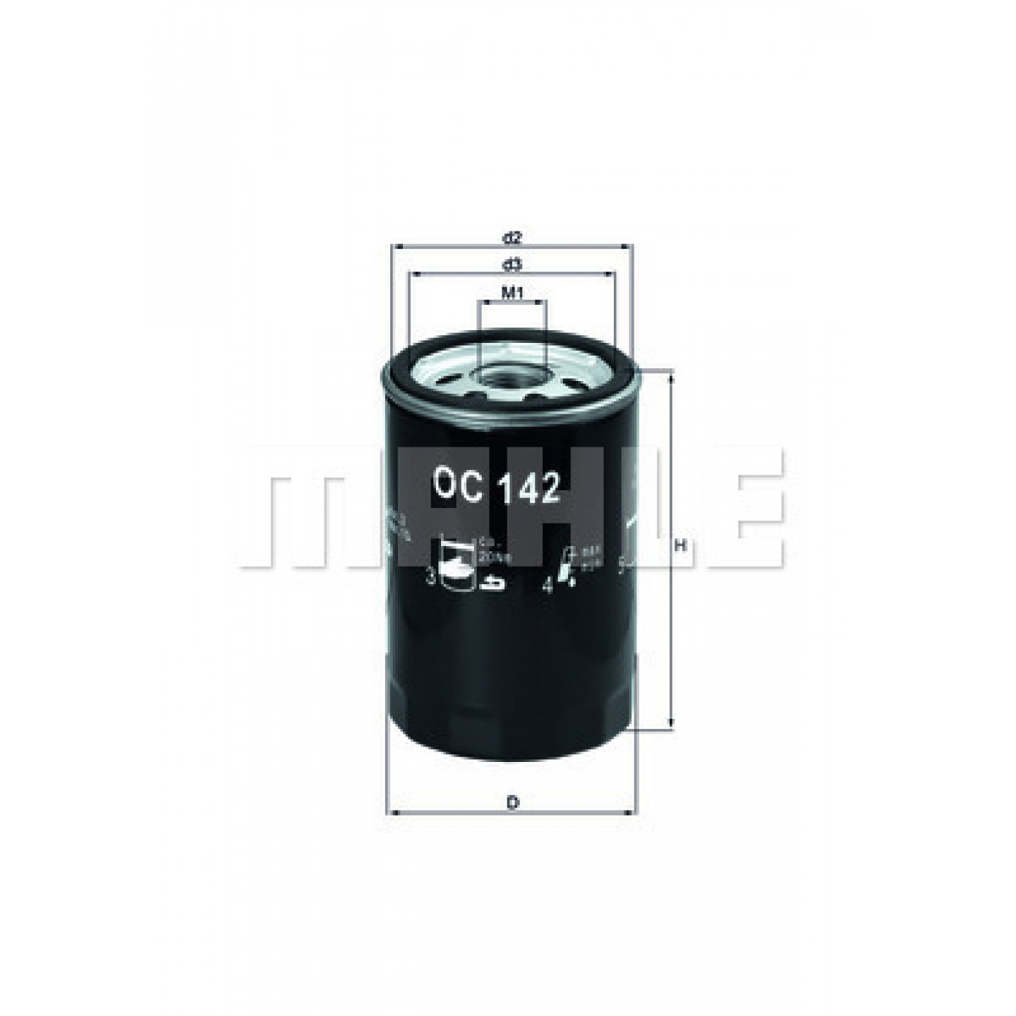 Oil Filter KNECHT OC 142 - Trodo.com
