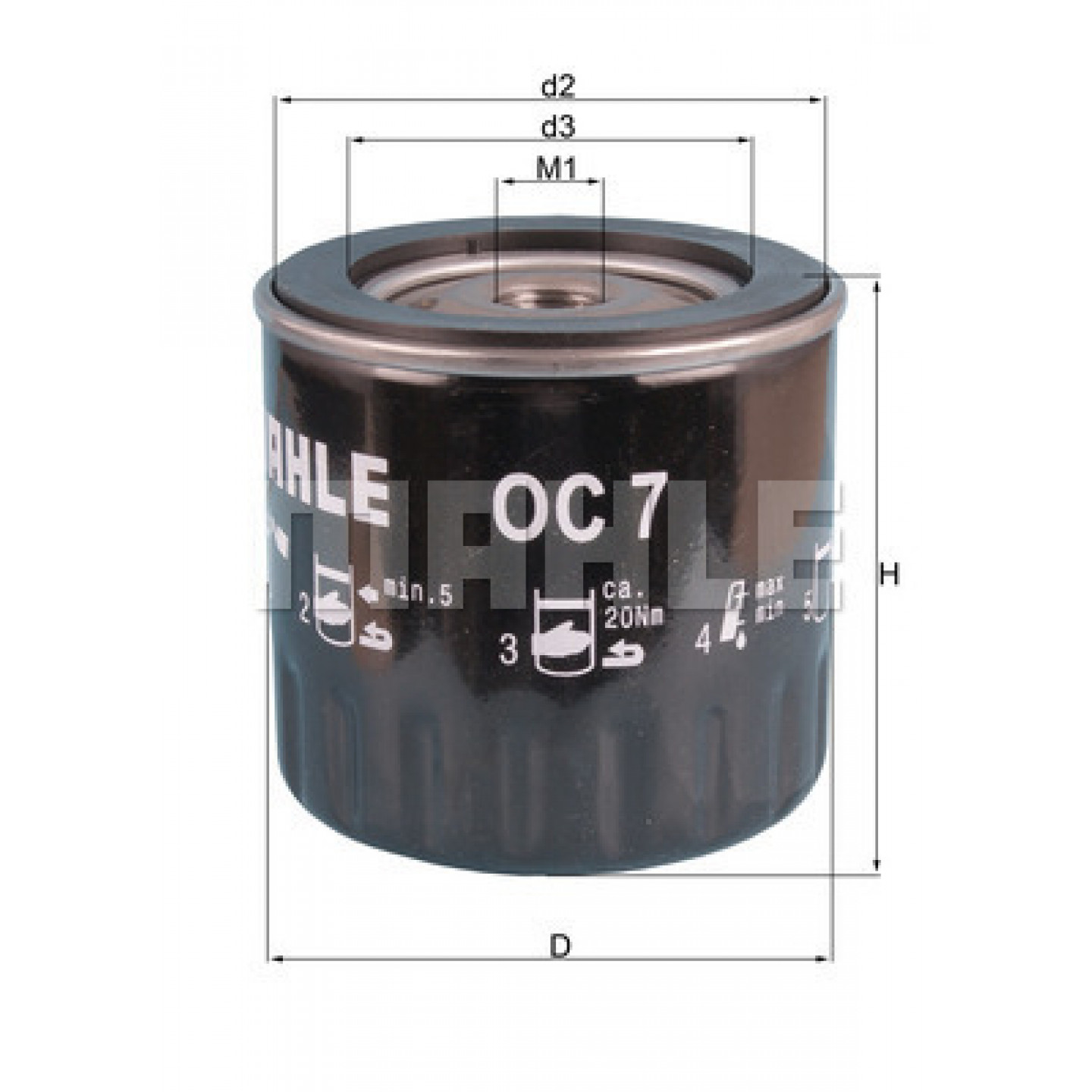 Oil Filter KNECHT OC 7 - Trodo.com