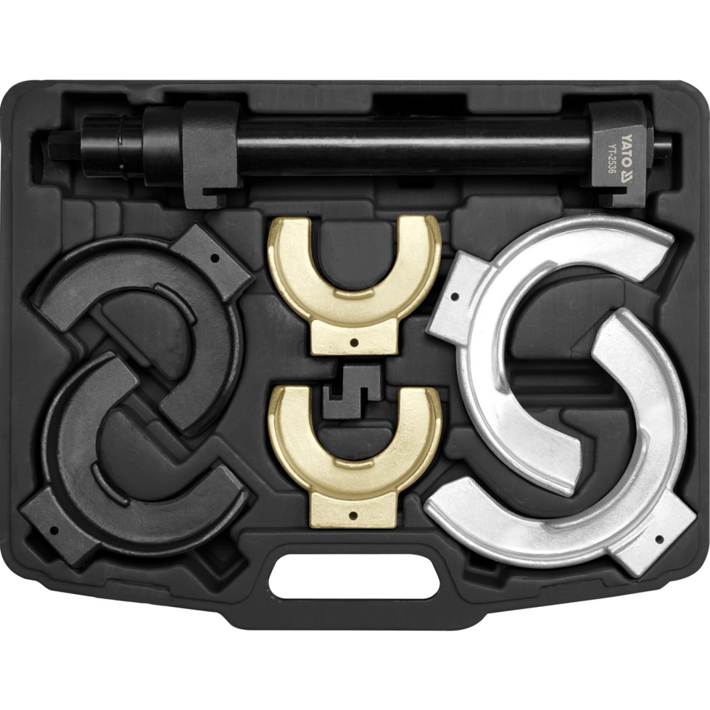 Spring Compressor Set, suspension spring YATO YT2536 - Trodo.com