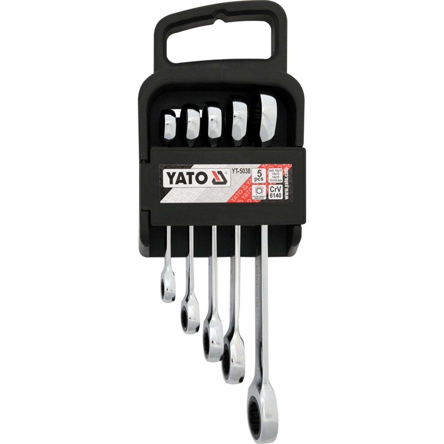 Ratchet wrench set YATO YT5038 - Trodo.com
