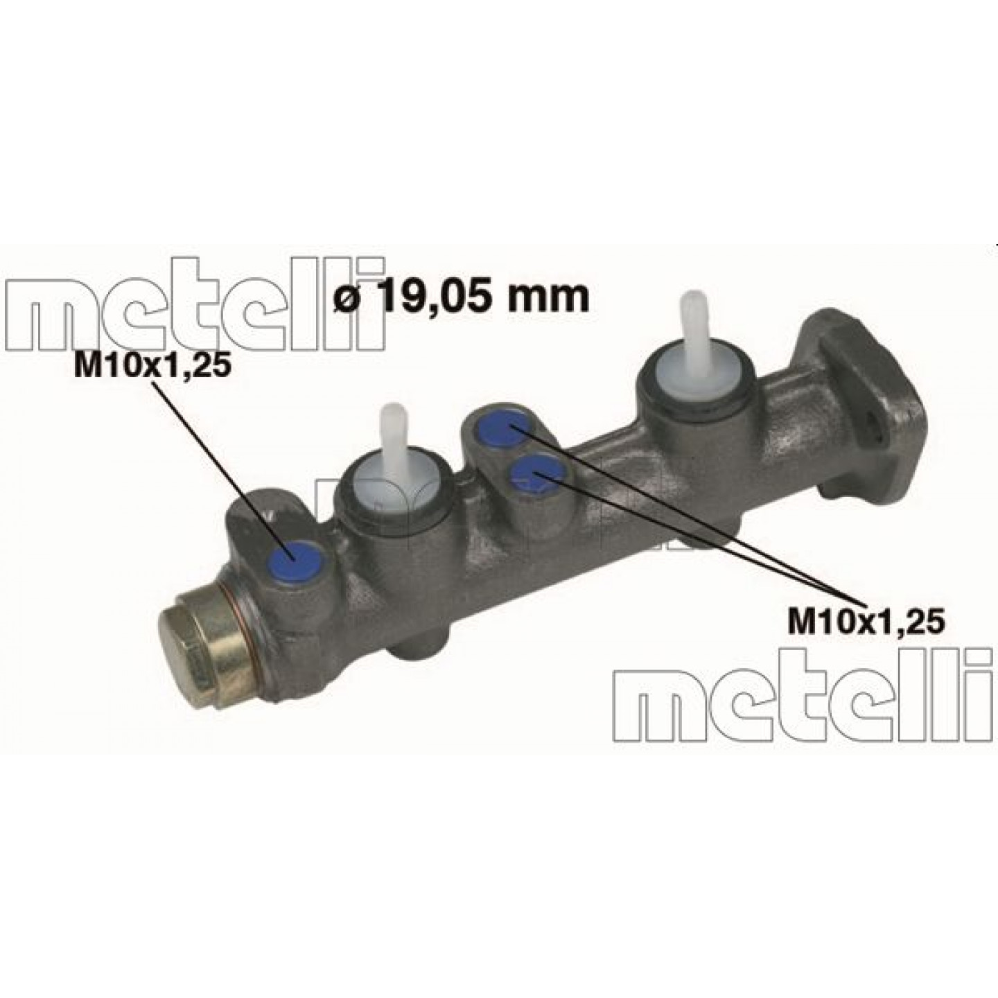 Brake Master Cylinder METELLI 05-0009 - Trodo.com