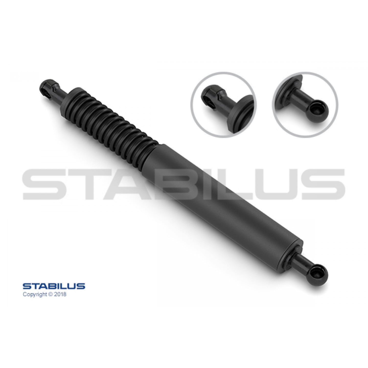 Gas Spring, boot-/cargo area STABILUS 034403 - Trodo.com