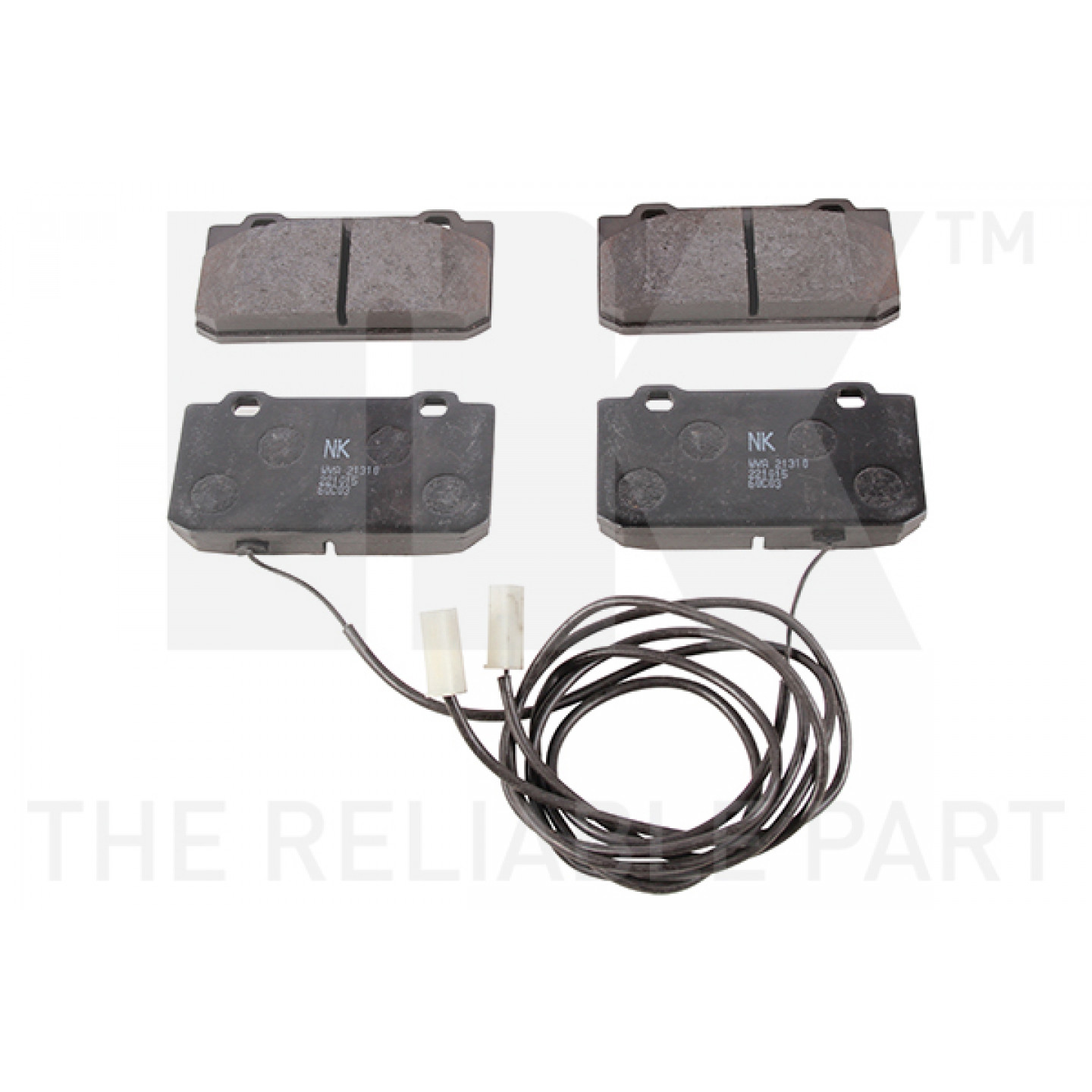 Brake Pad Set, disc brake NK 221015 - Trodo.com