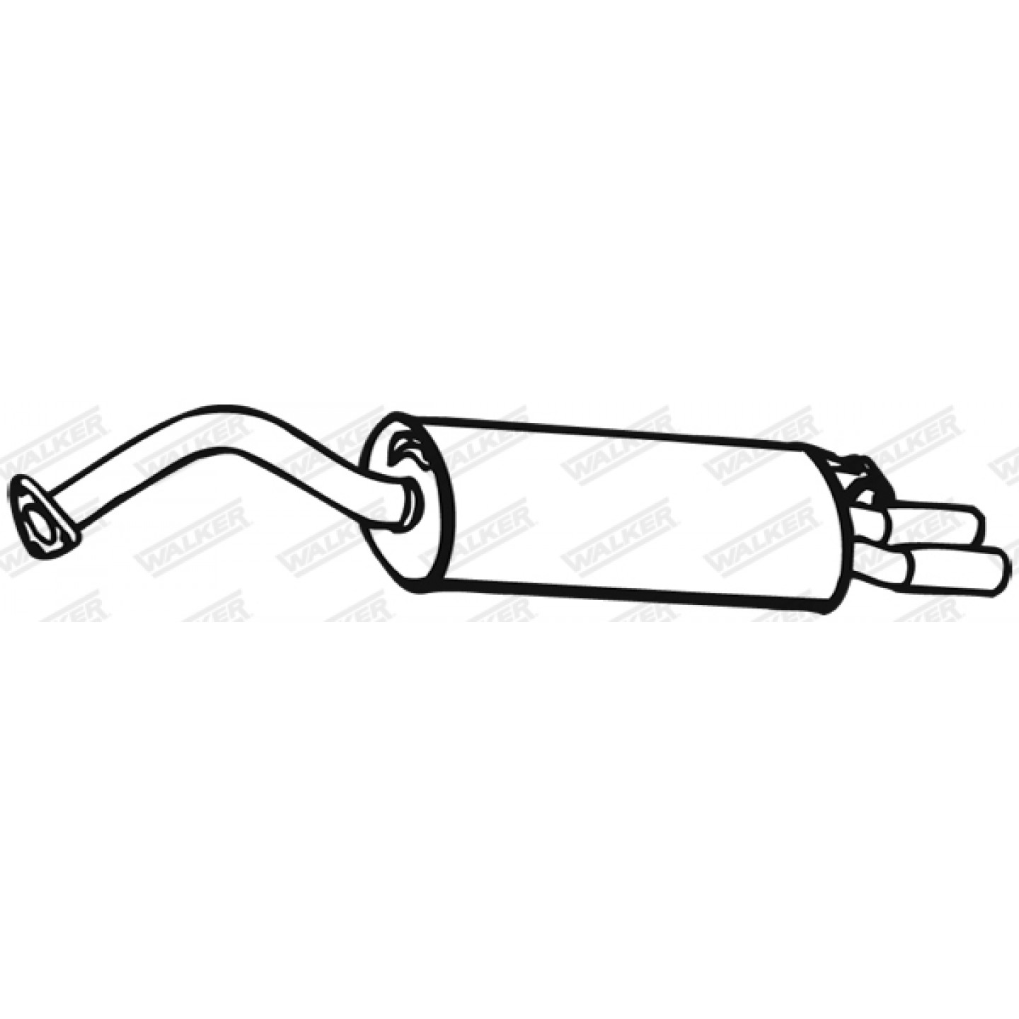 End Silencer WALKER 17871 - Trodo.com