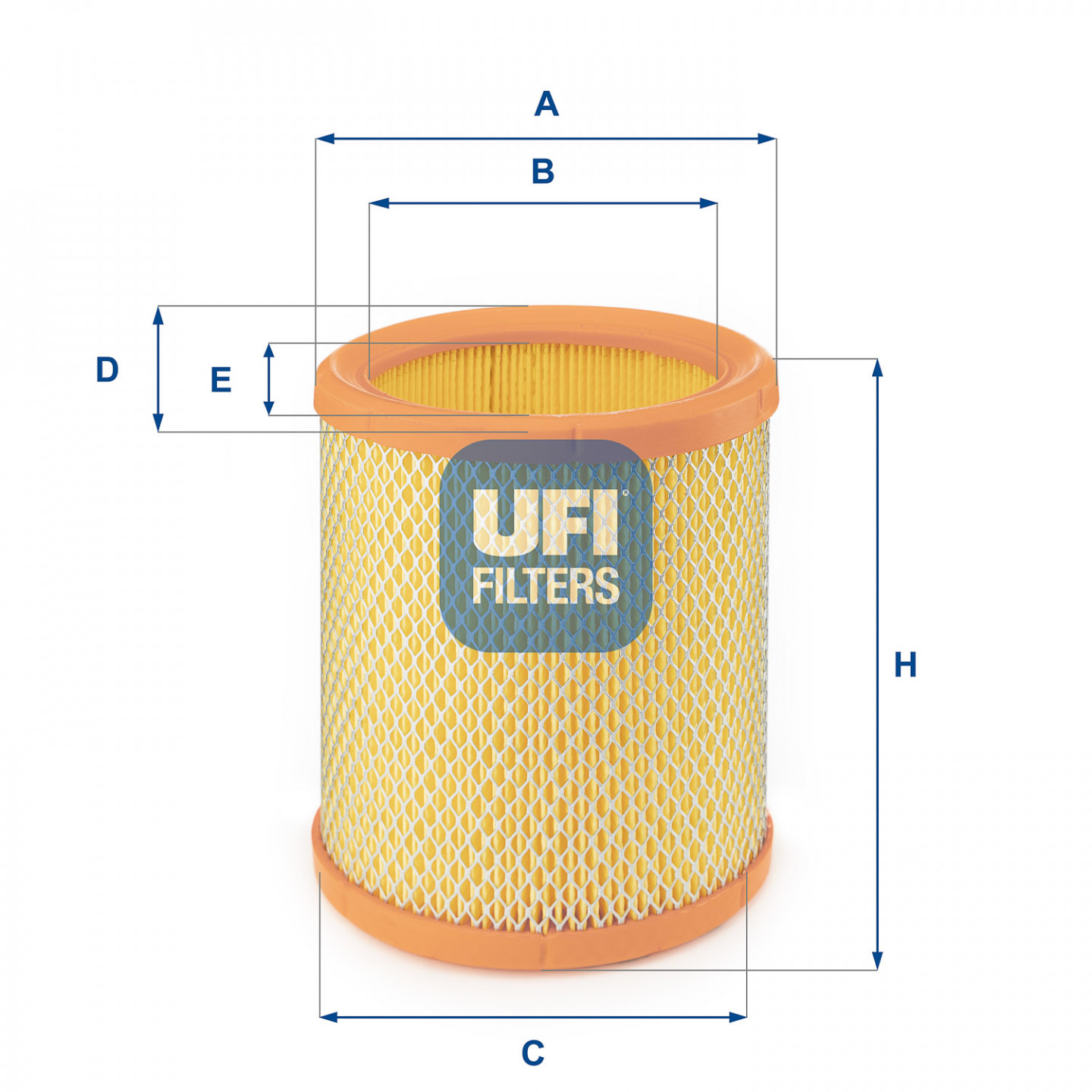 Air Filter UFI 27.196.00 - Trodo.com