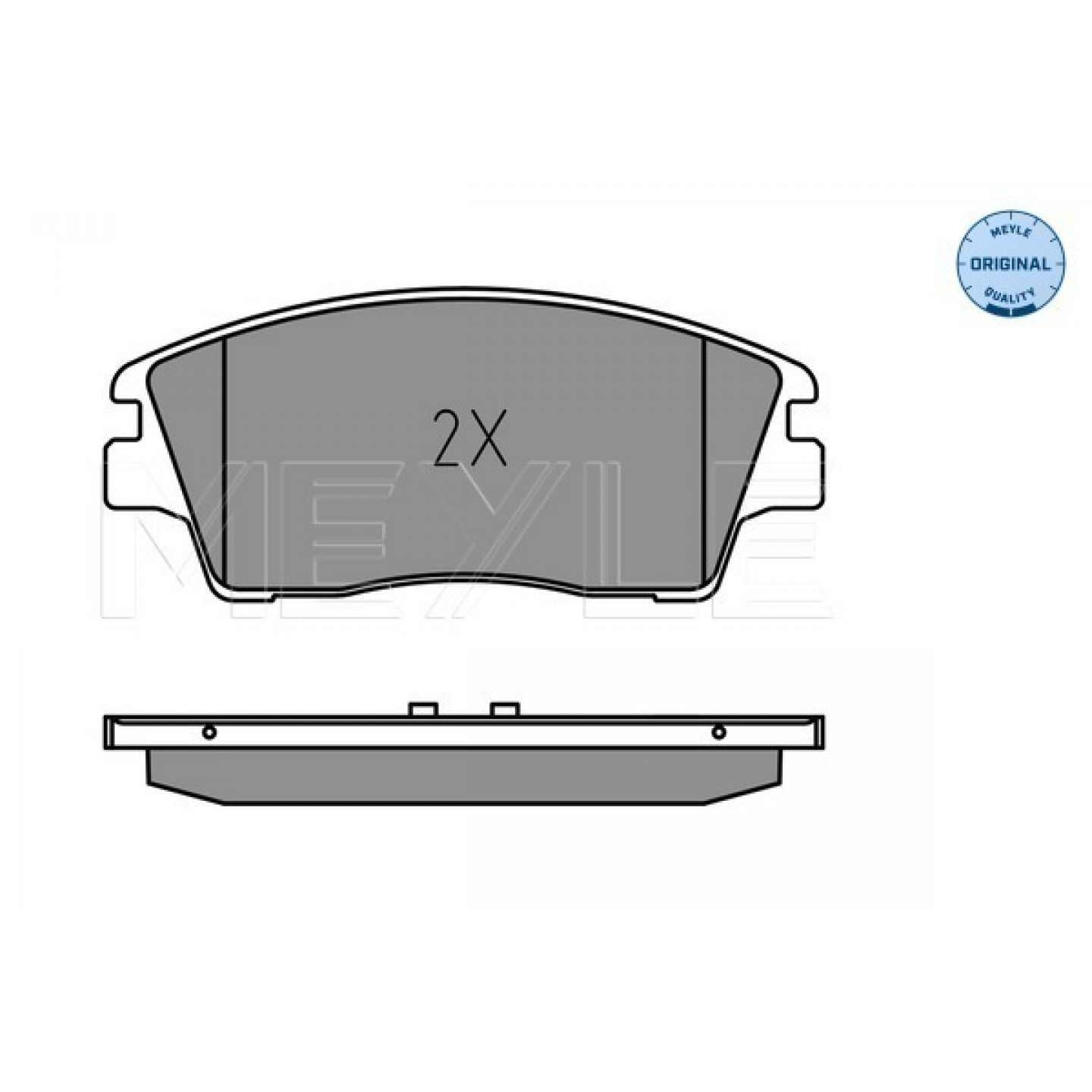 Brake Pad Set, disc brake MEYLE 025 223 2917 - Trodo.com