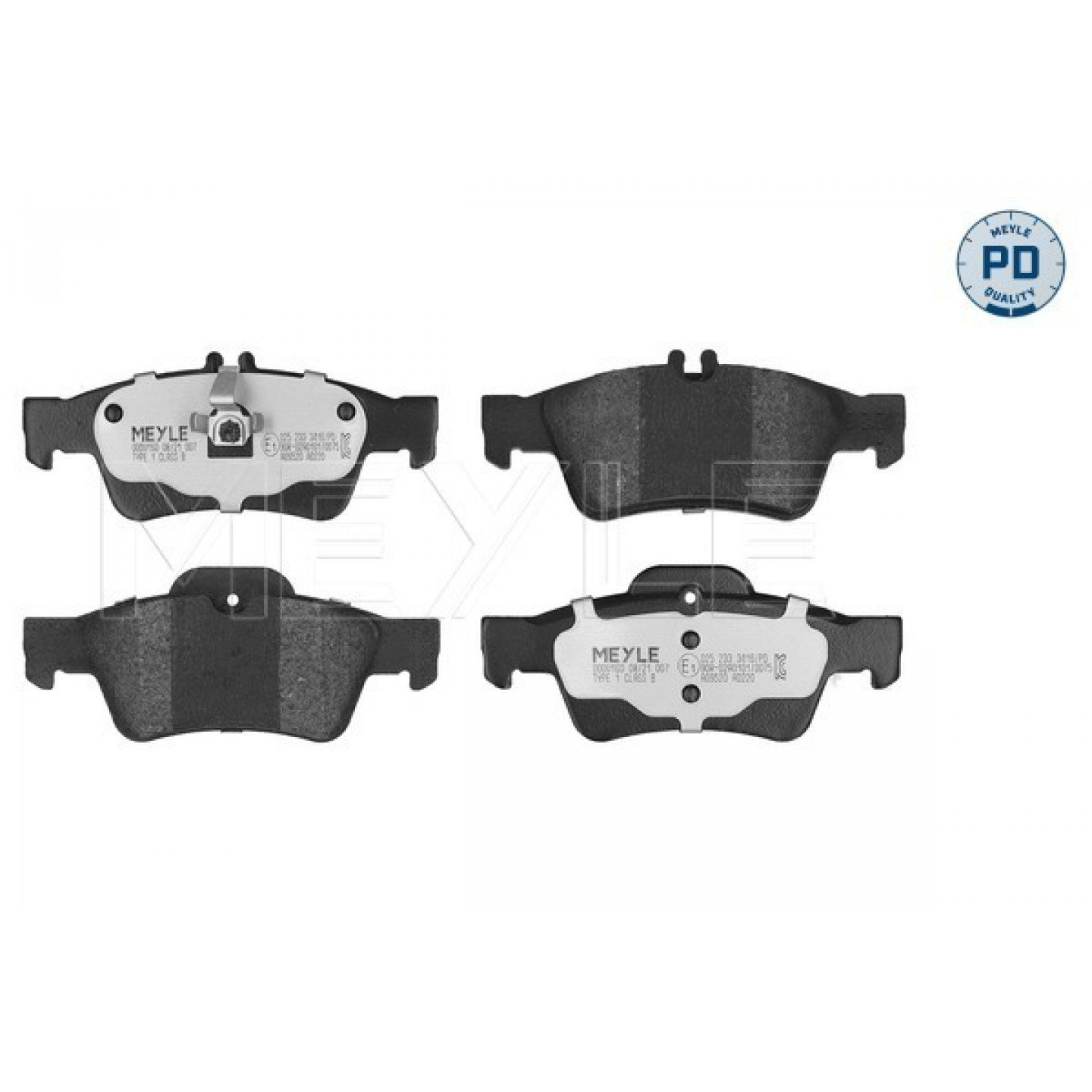 Brake Pad Set, disc brake MEYLE 025 233 3416/PD - Trodo.com