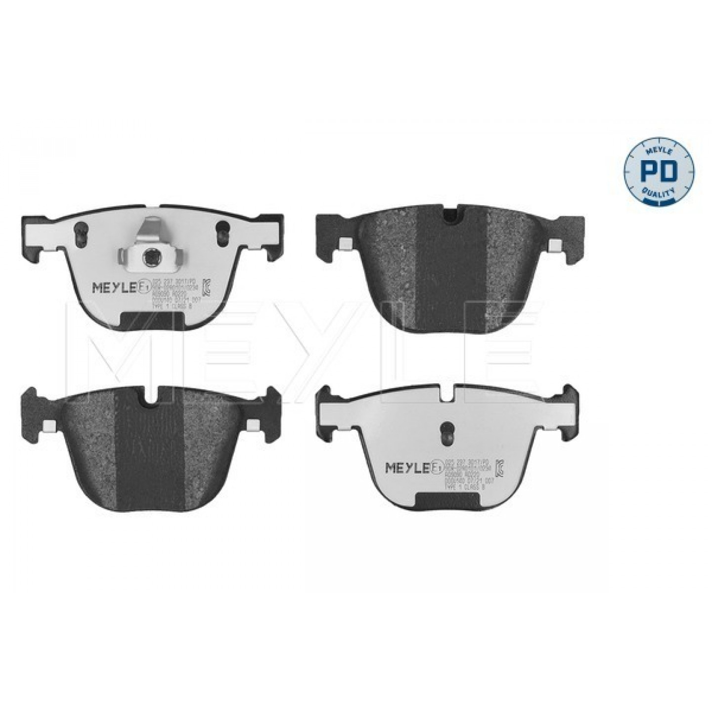 Brake Pad Set, disc brake MEYLE 025 237 3017/PD - Trodo.com