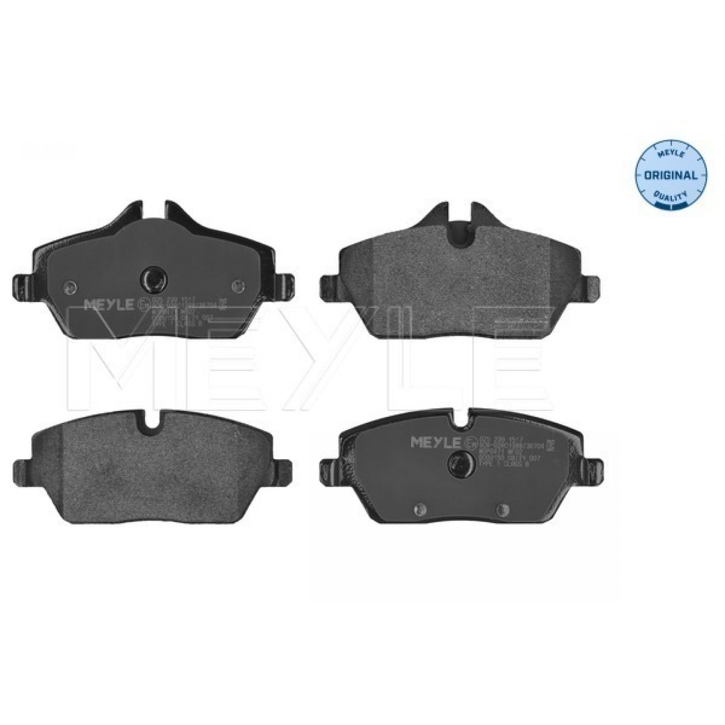 Brake Pad Set, disc brake MEYLE 025 239 1517 - Trodo.com