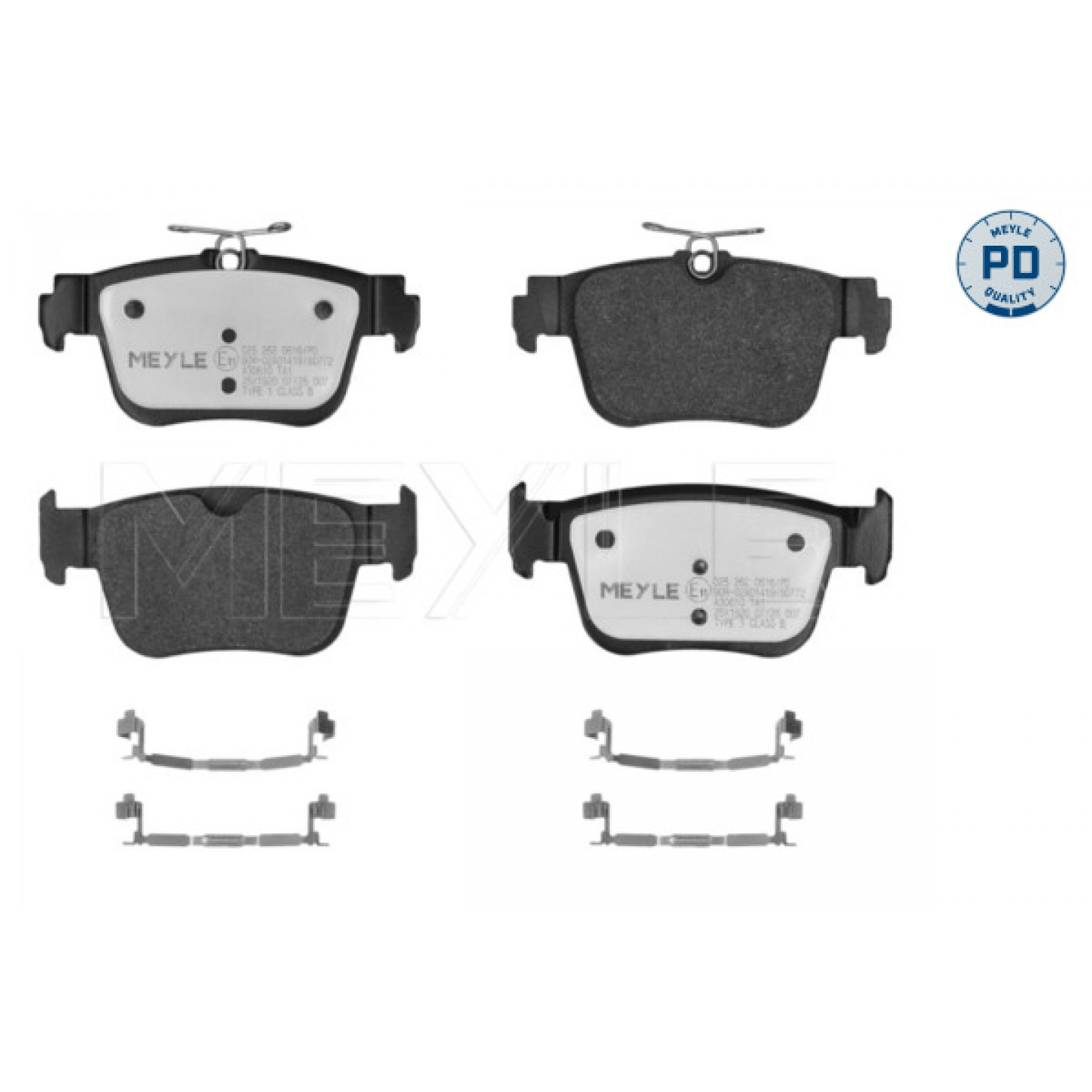 Brake Pad Set, disc brake MEYLE 025 262 0616/PD - Trodo.com