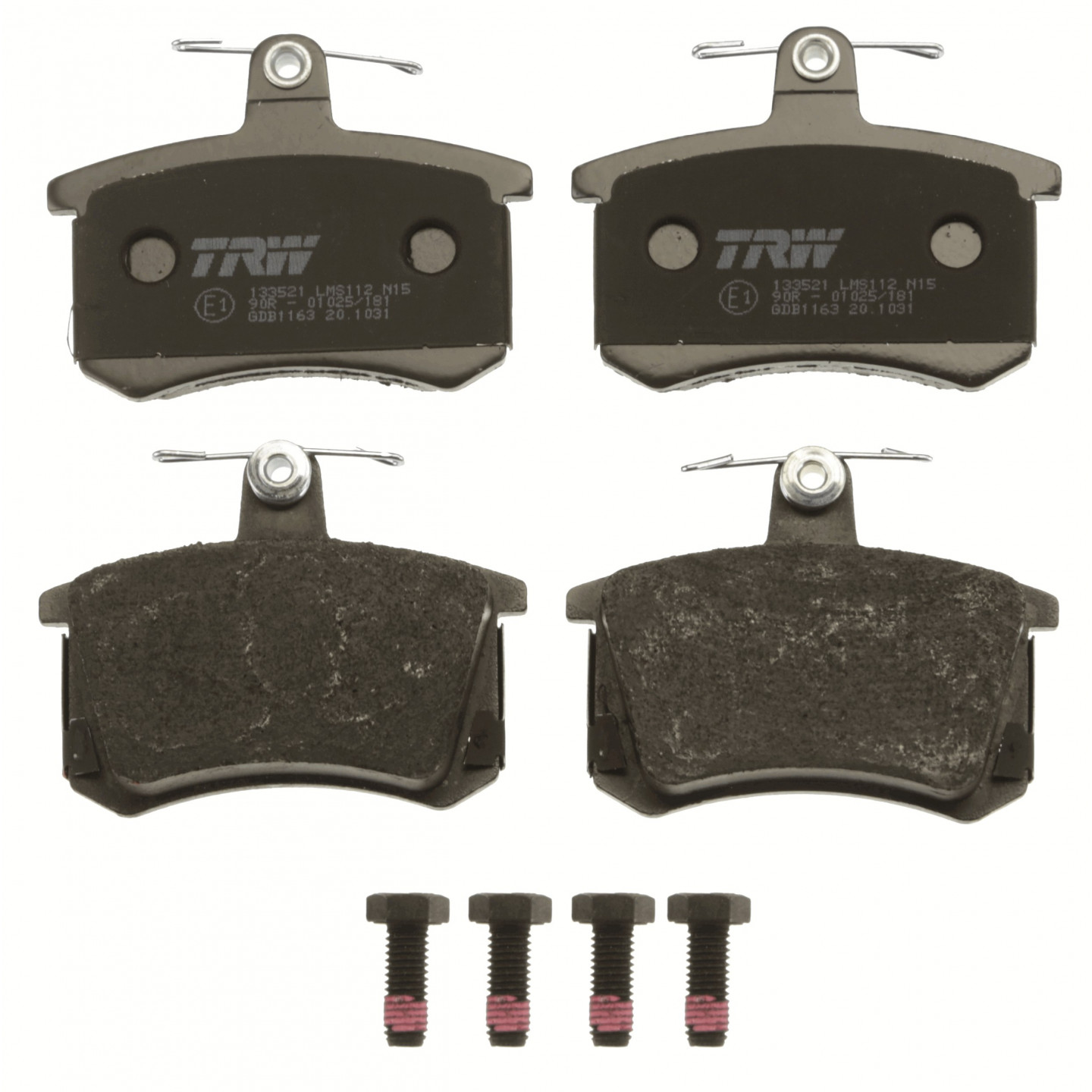 Brake Pad Set, disc brake TRW GDB1163 - Trodo.com