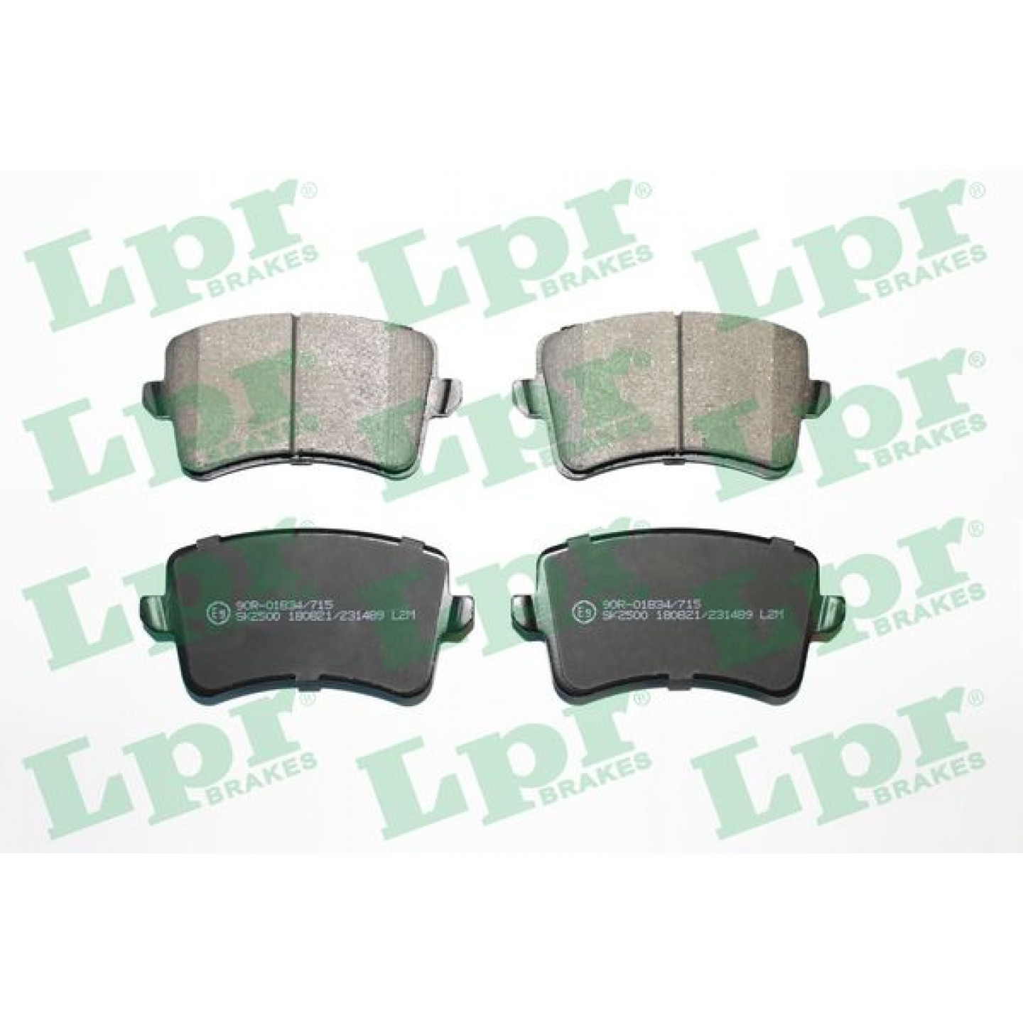 Brake Pad Set, disc brake LPR 05P1489 - Trodo.com