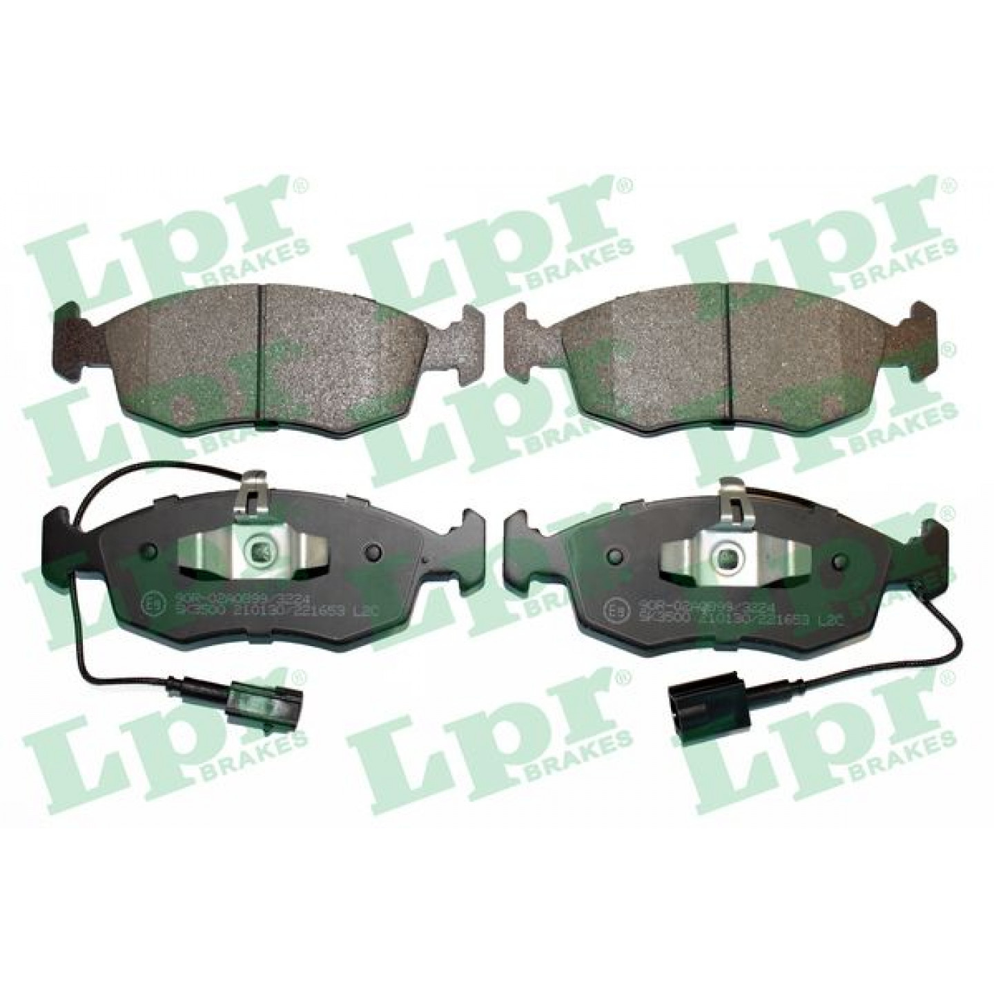 Brake Pad Set, disc brake LPR 05P1653 - Trodo.com