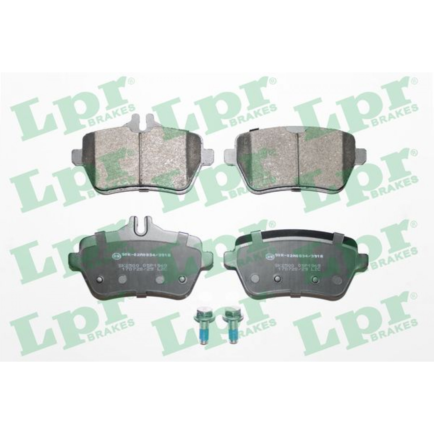 Brake Pad Set, disc brake LPR 05P1969 - Trodo.com