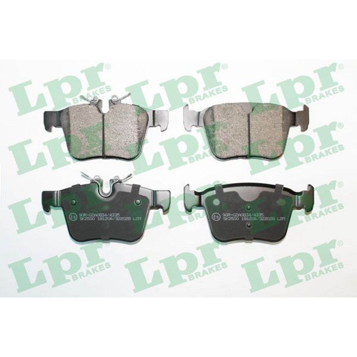 Brake Pad Set, disc brake LPR 05P2028 - Trodo.com
