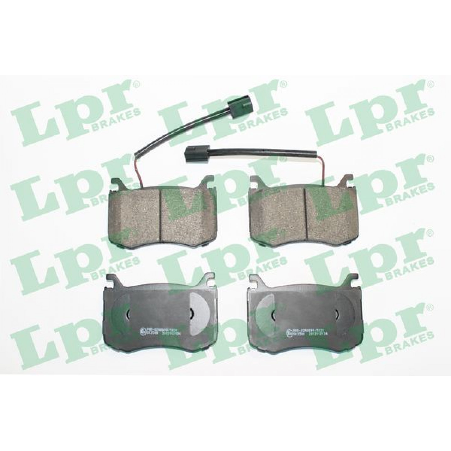 Brake Pad Set, disc brake LPR 05P2134 - Trodo.com