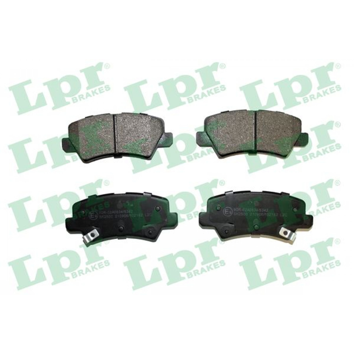 Brake Pad Set, disc brake LPR 05P2182 - Trodo.com