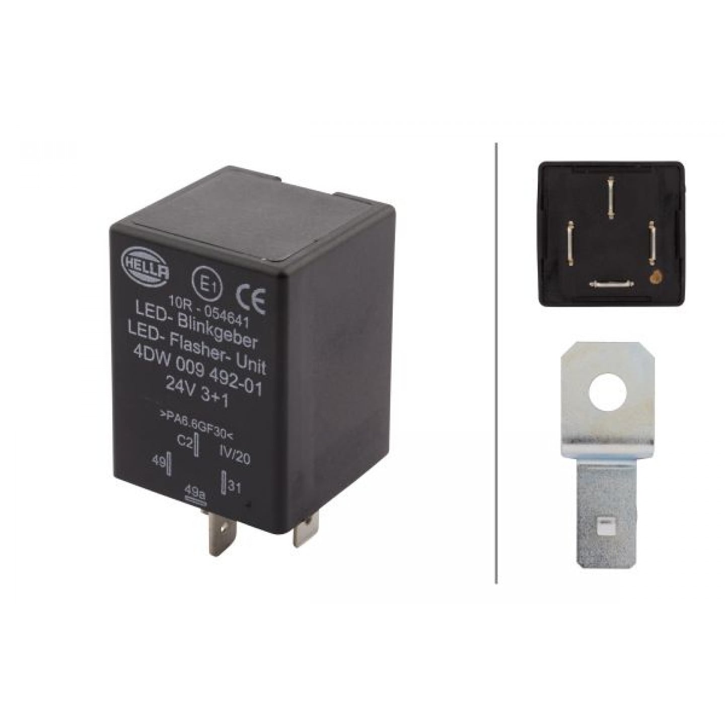 Flasher Unit HELLA 4DW 009 492-011 - Trodo.com