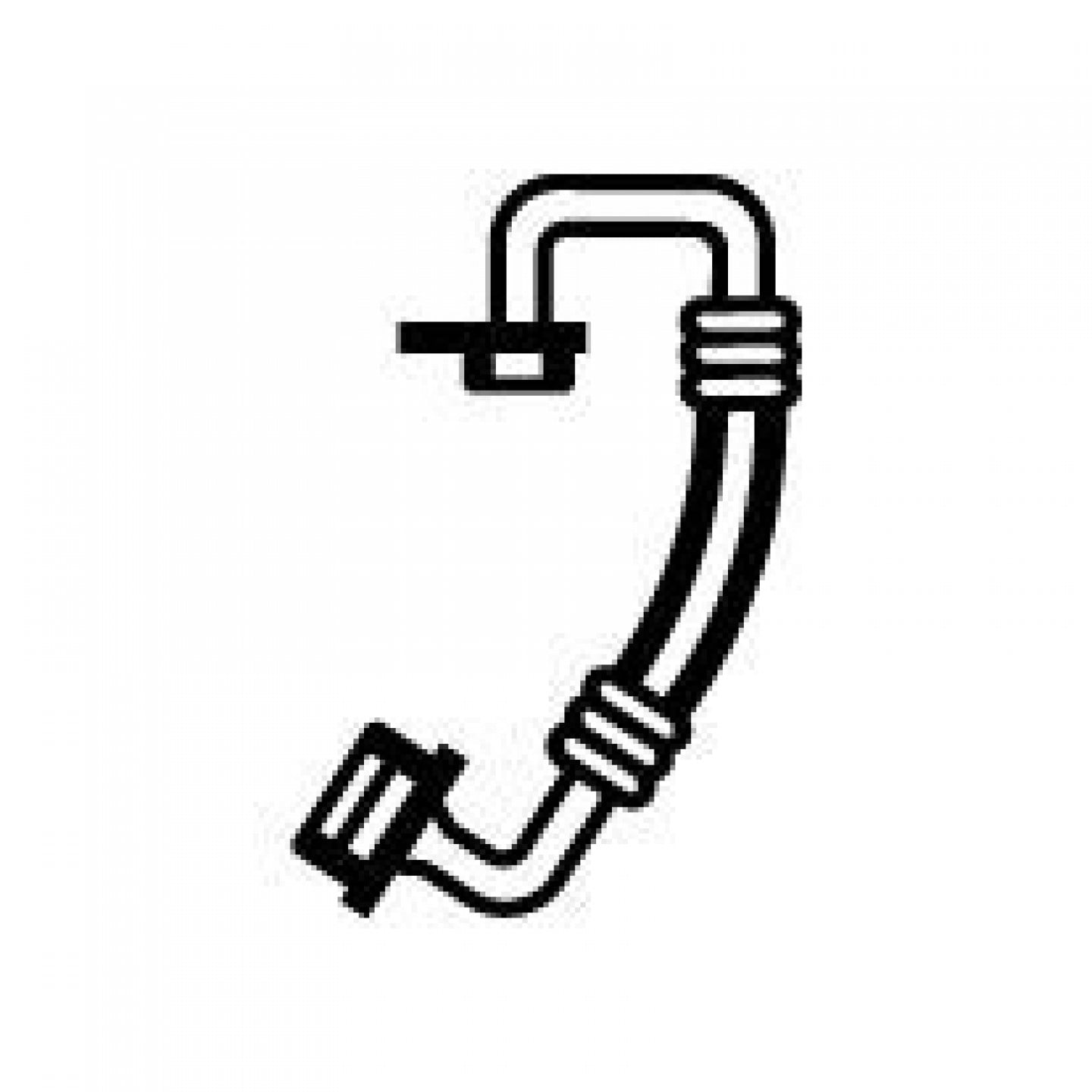 High-/Low Pressure Line, air conditioning NRF 400045 - Trodo.com