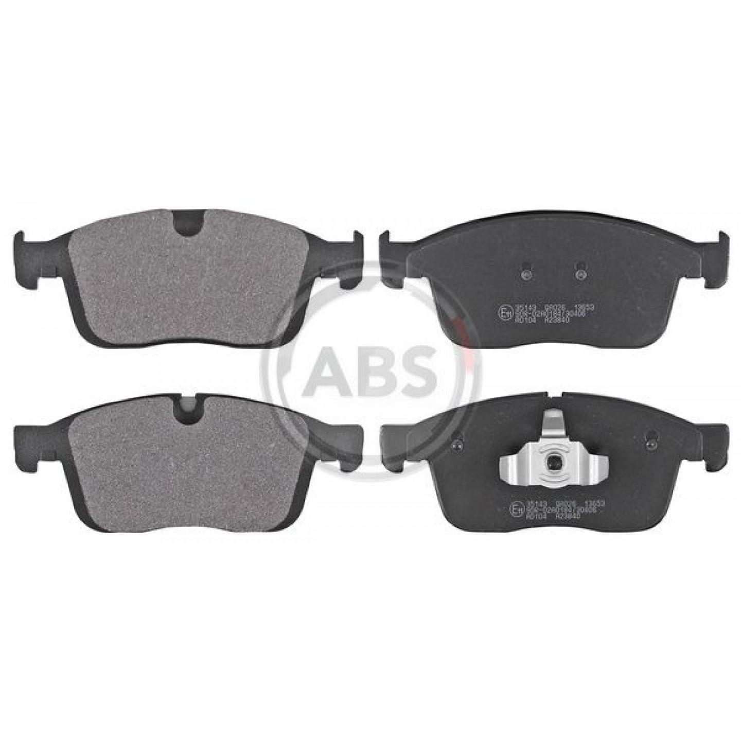 Brake Pad Set, disc brake A.B.S. 35143 - Trodo.com