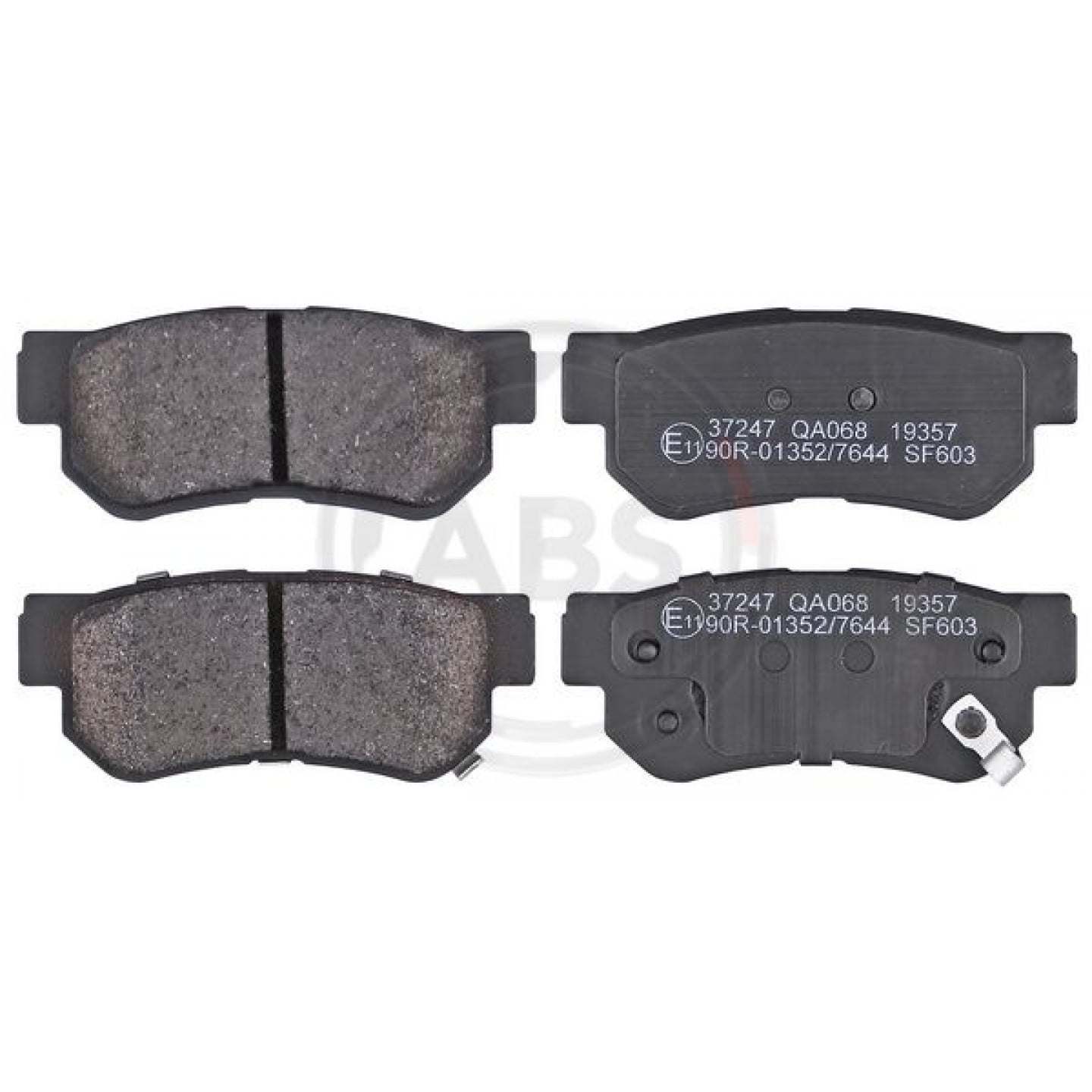 Brake Pad Set, disc brake A.B.S. 37247 - Trodo.com