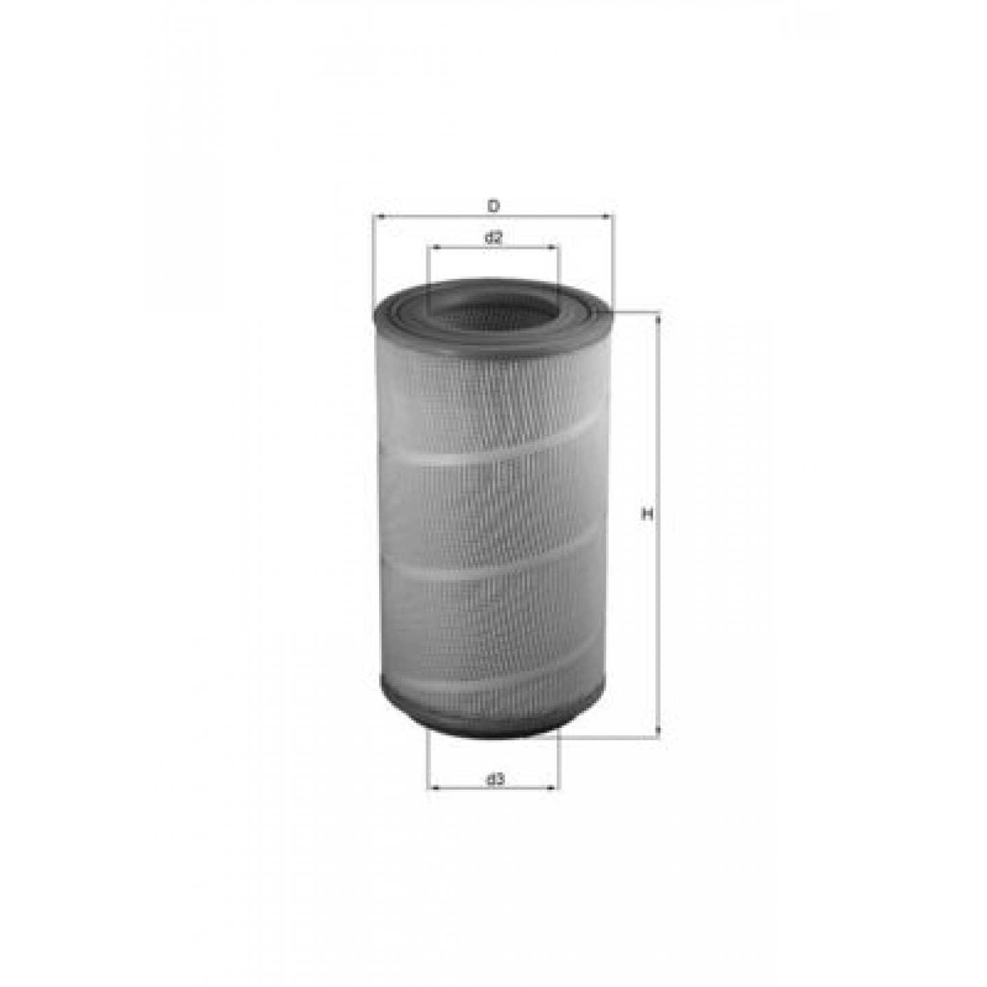 Air Filter MAHLE ORIGINAL LX 1025 - Trodo.com