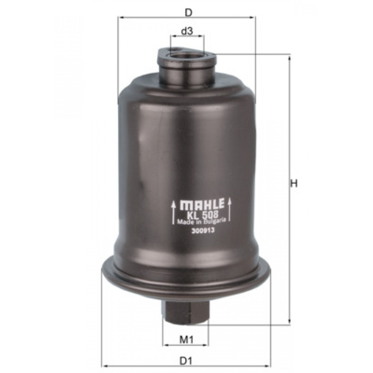 Fuel filter MAHLE ORIGINAL KL 508 - Trodo.com