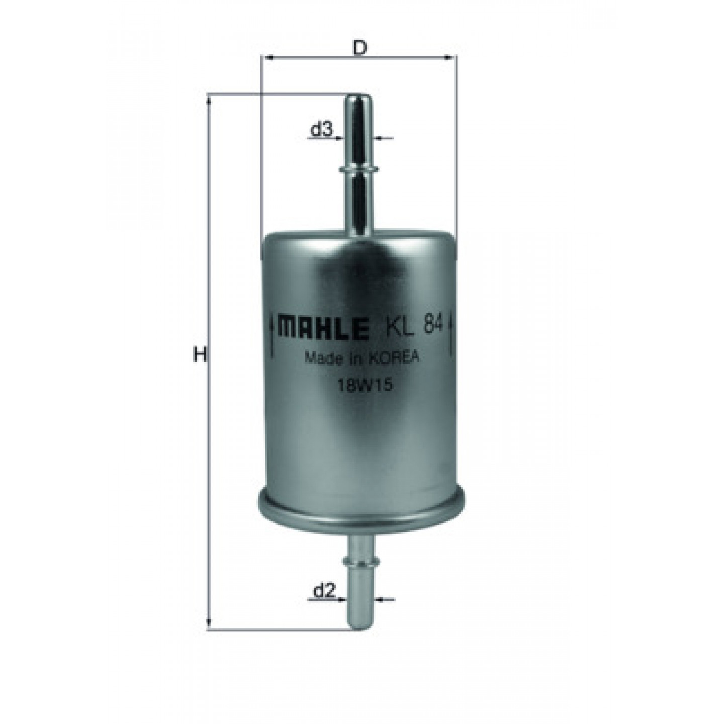 Bränslefilter MAHLE ORIGINAL KL 84 - Trodo.se
