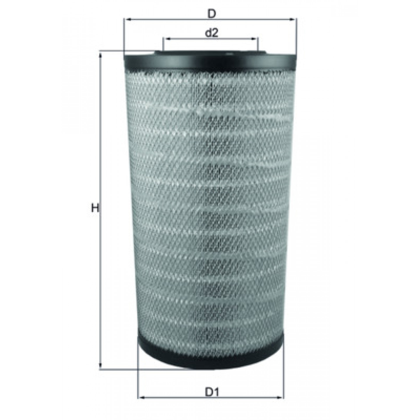 Air Filter MAHLE ORIGINAL LX 3753 - Trodo.com