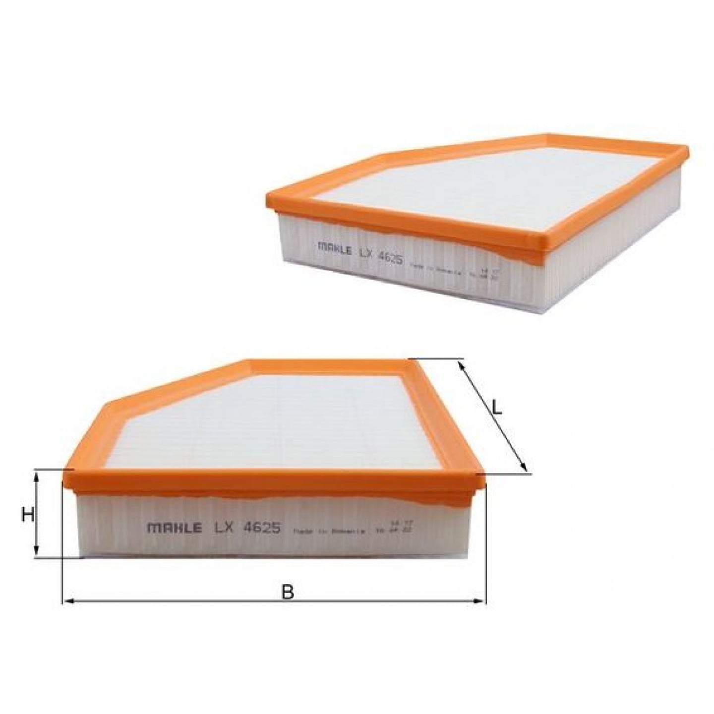 Air Filter MAHLE ORIGINAL LX 4625 - Trodo.com