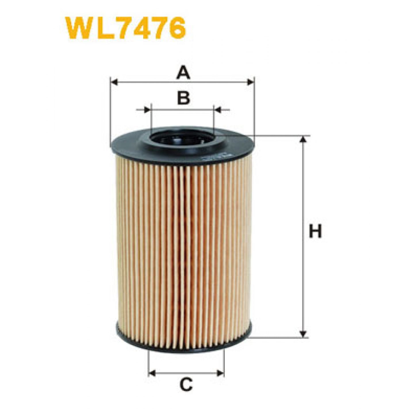 Oil Filter WIX FILTERS WL7476 - Trodo.com