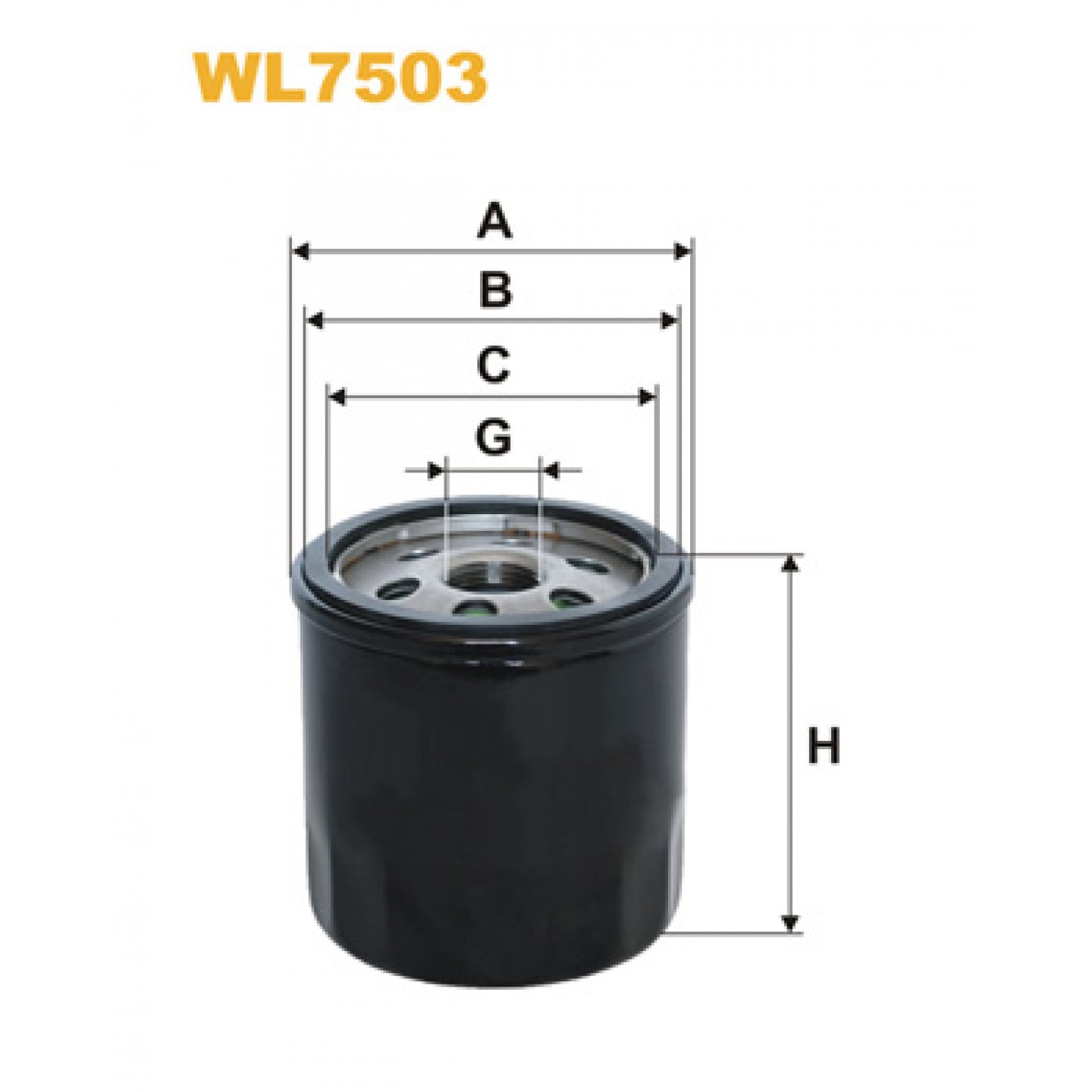 Oil Filter WIX FILTERS WL7503 - Trodo.com