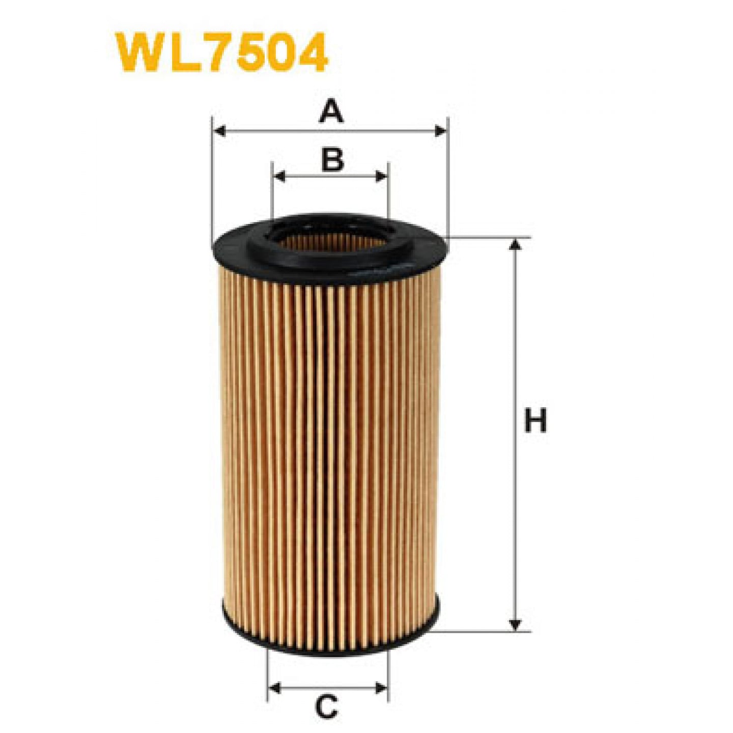 Oil Filter WIX FILTERS WL7504 - Trodo.com