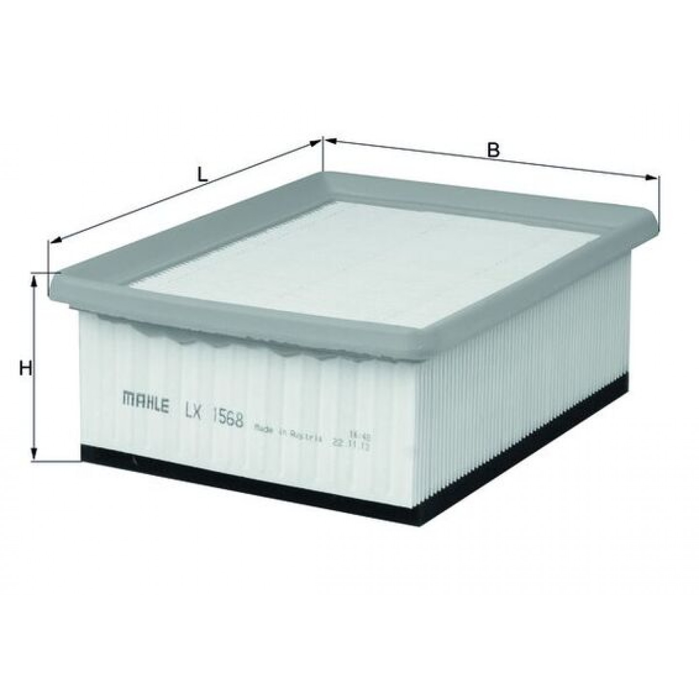 Air Filter KNECHT LX 1568 - Trodo.com