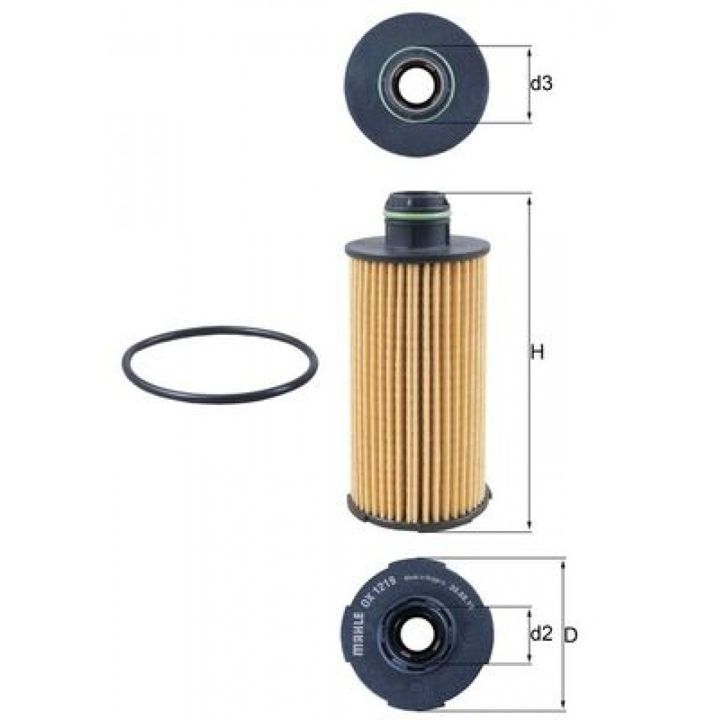 Oil Filter KNECHT OX 1219D - Trodo.com
