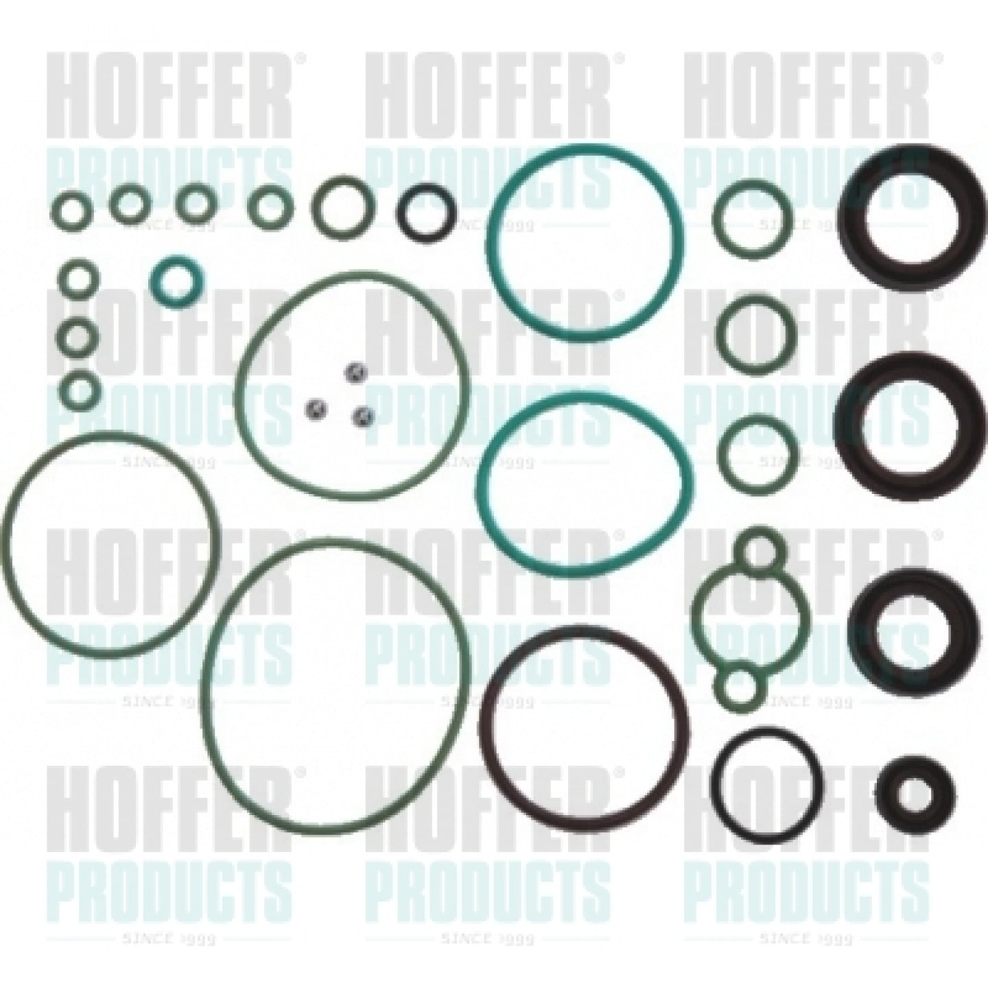 Repair Kit, common rail system HOFFER 9156- Trodo.com