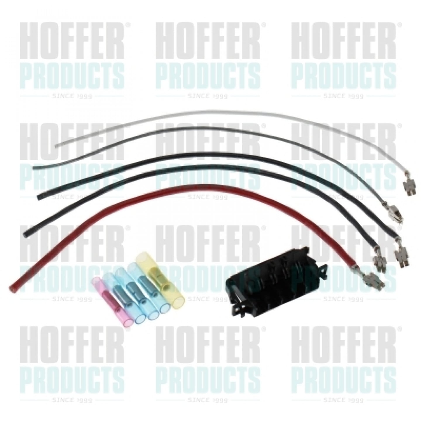 Cable Repair Set, air con. compressor series resistor HOFFER 25545 ...