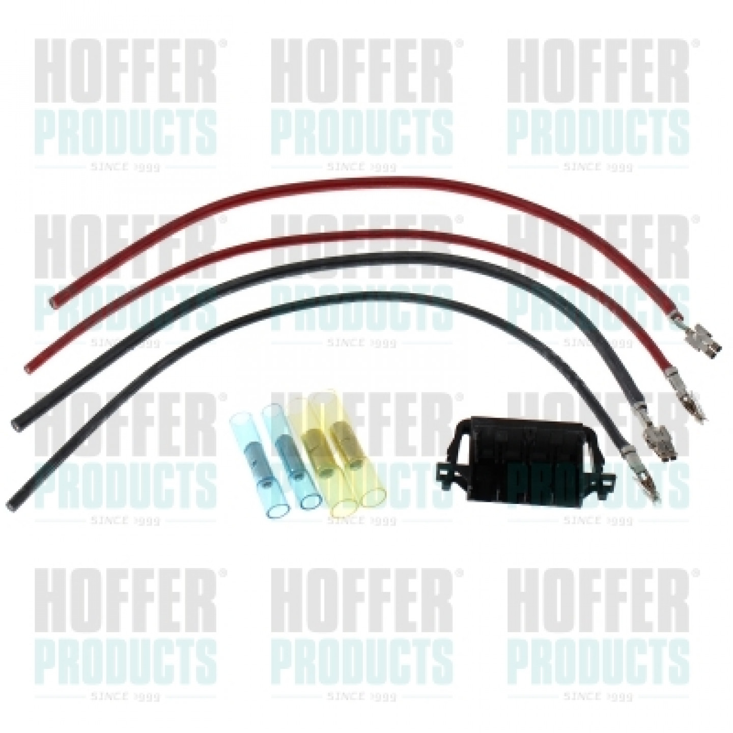 Cable Repair Set, air con. compressor series resistor HOFFER 25541 ...