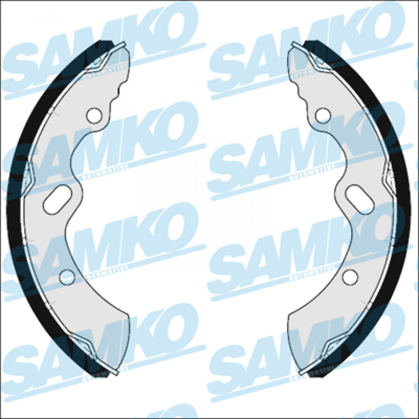 Brake Shoe Set SAMKO 81105- Trodo.com