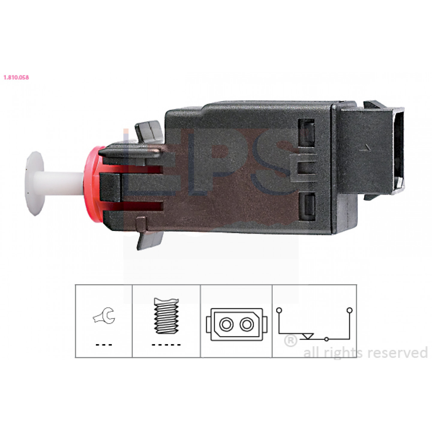 Brake Light Switch EPS 1.810.058 - Trodo.com