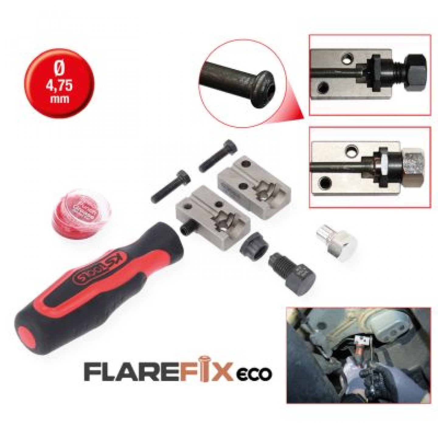 Flaring Tool Set KS TOOLS 122.1215 - Trodo.com