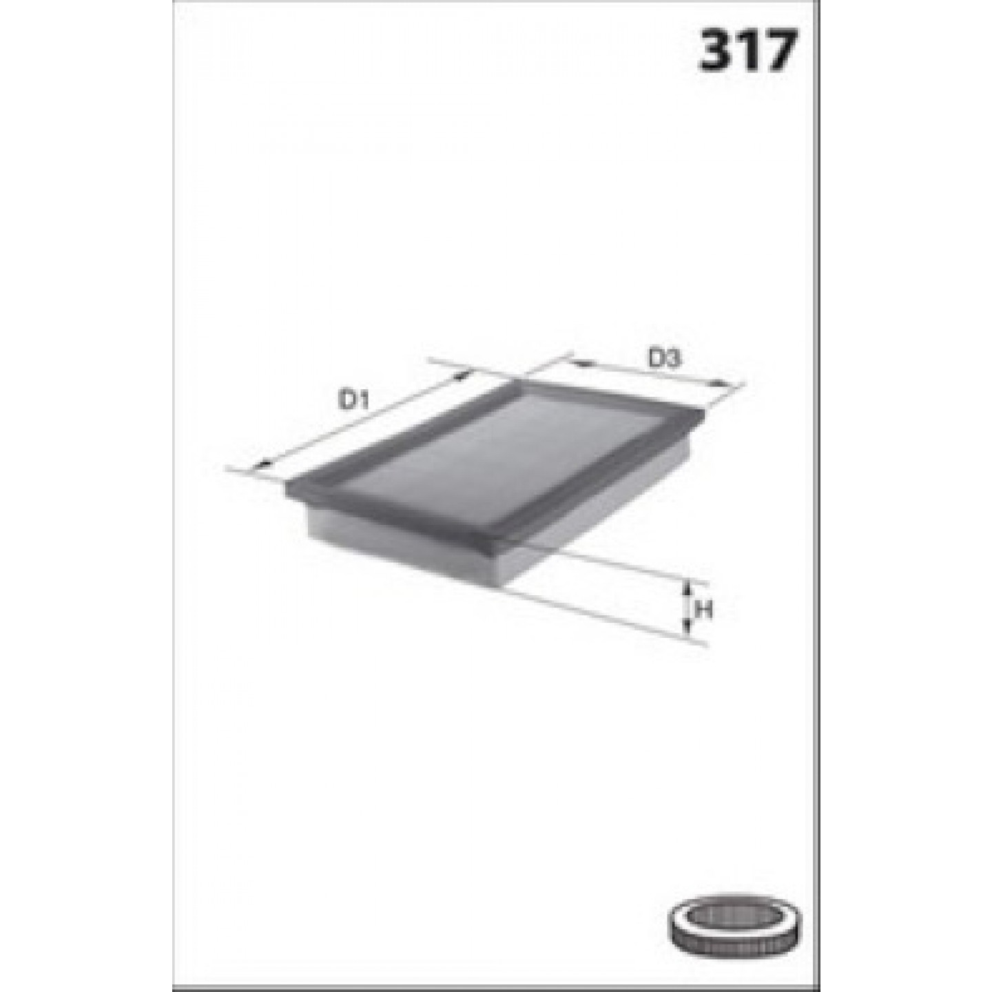 Air Filter MISFAT P930 - Trodo.com