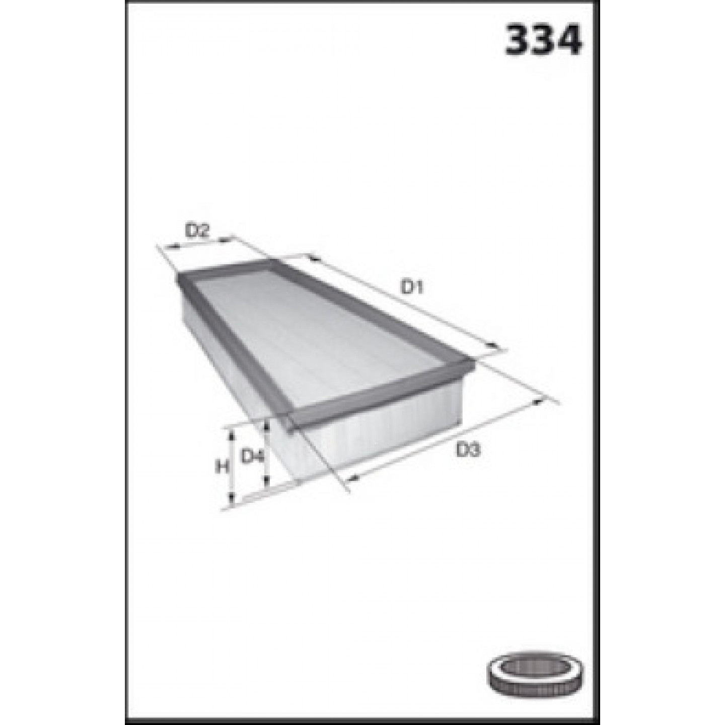 Air Filter MISFAT P543A - Trodo.com