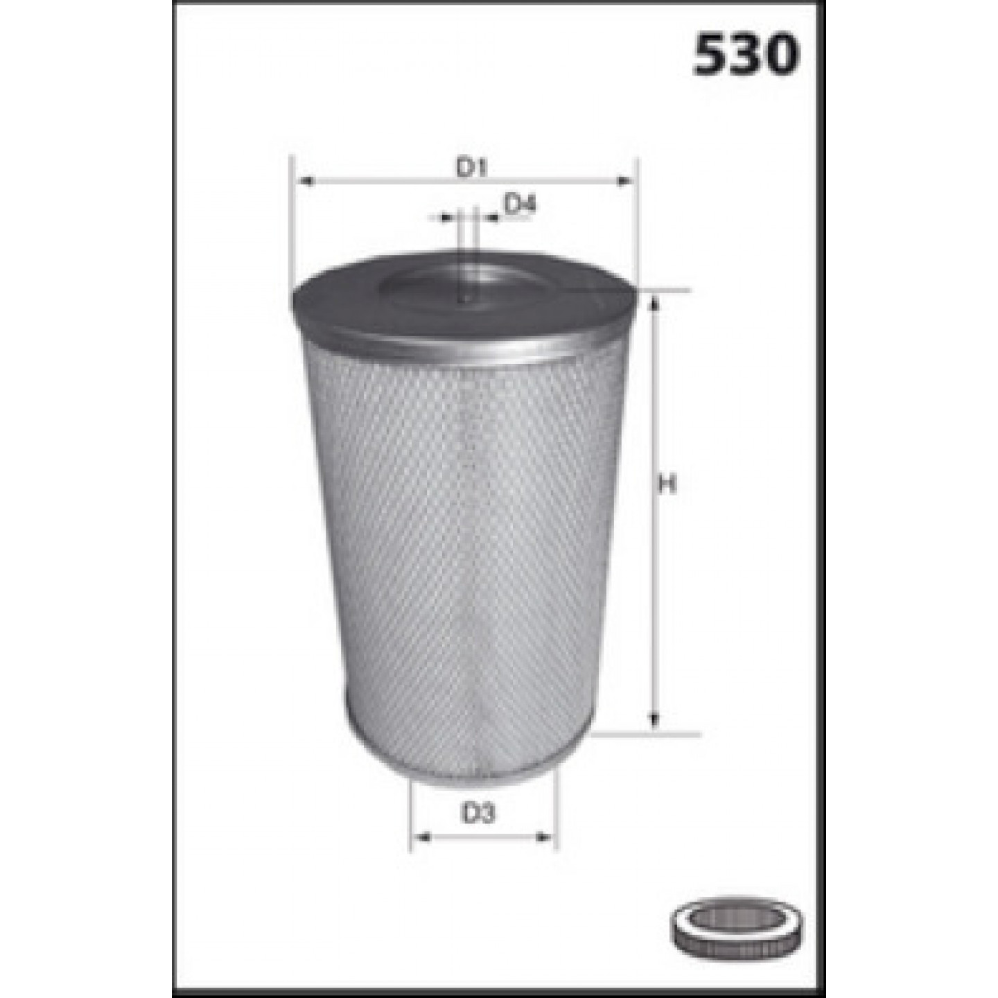 Air Filter MISFAT R793 - Trodo.com